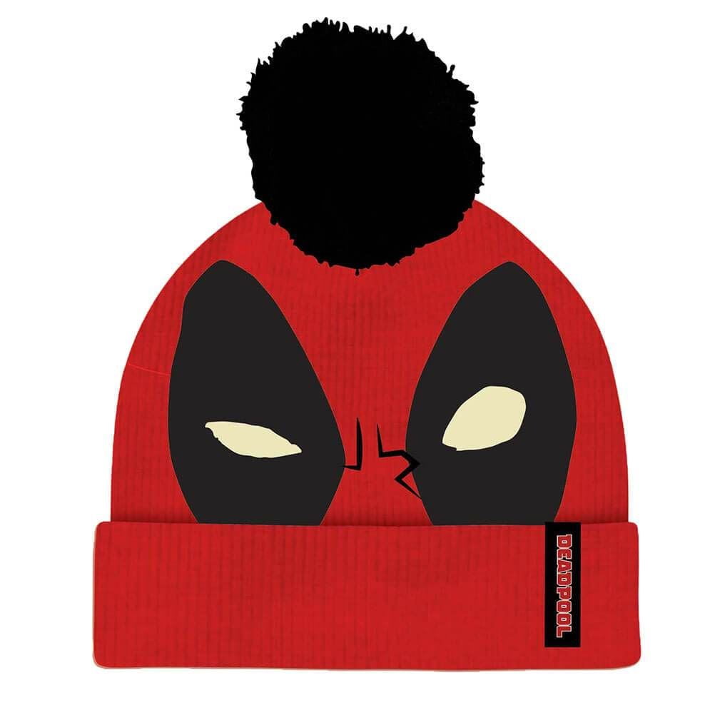 Marvel Deadpool Mask Beanie with Pom-Pom - Walmart.com
