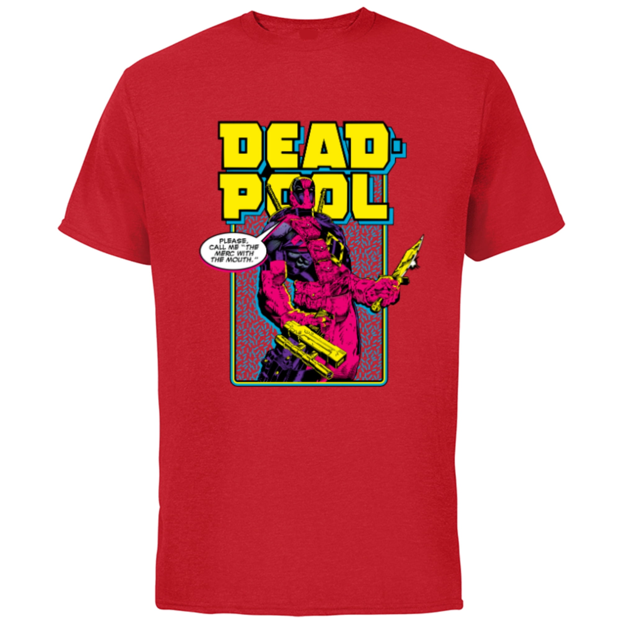 Marvel Deadpool Please Call me the Merc with the Mouth - Short Sleeve ...