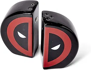 Marvel Deadpool Salt and Pepper Shaker Set - Novelty Red & Black ...