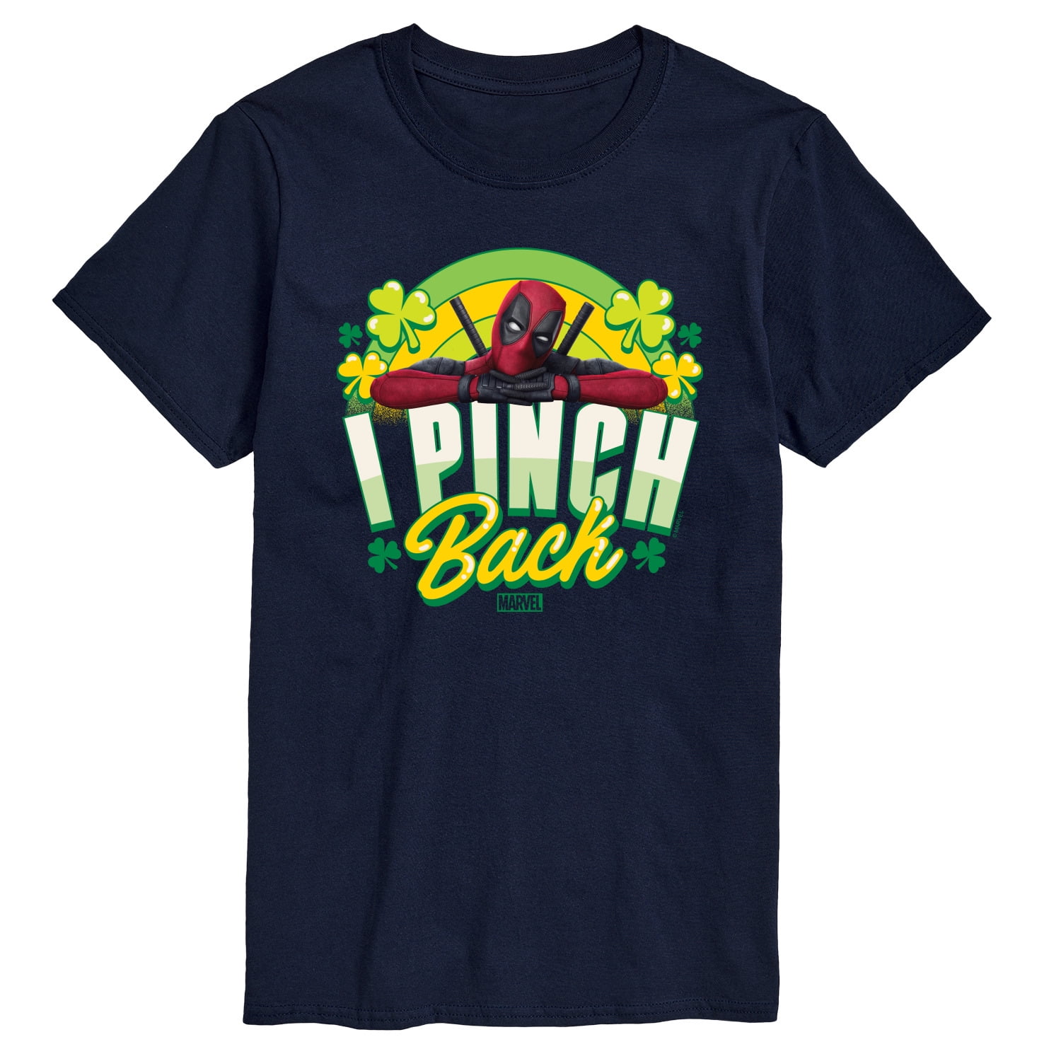 Marvel Deadpool - St. Patrick's Day I Pinch Back - Men's Short Sleeve ...