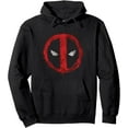 Marvel Deadpool Symbol Red Spray Paint Pullover Hoodie - Walmart.com