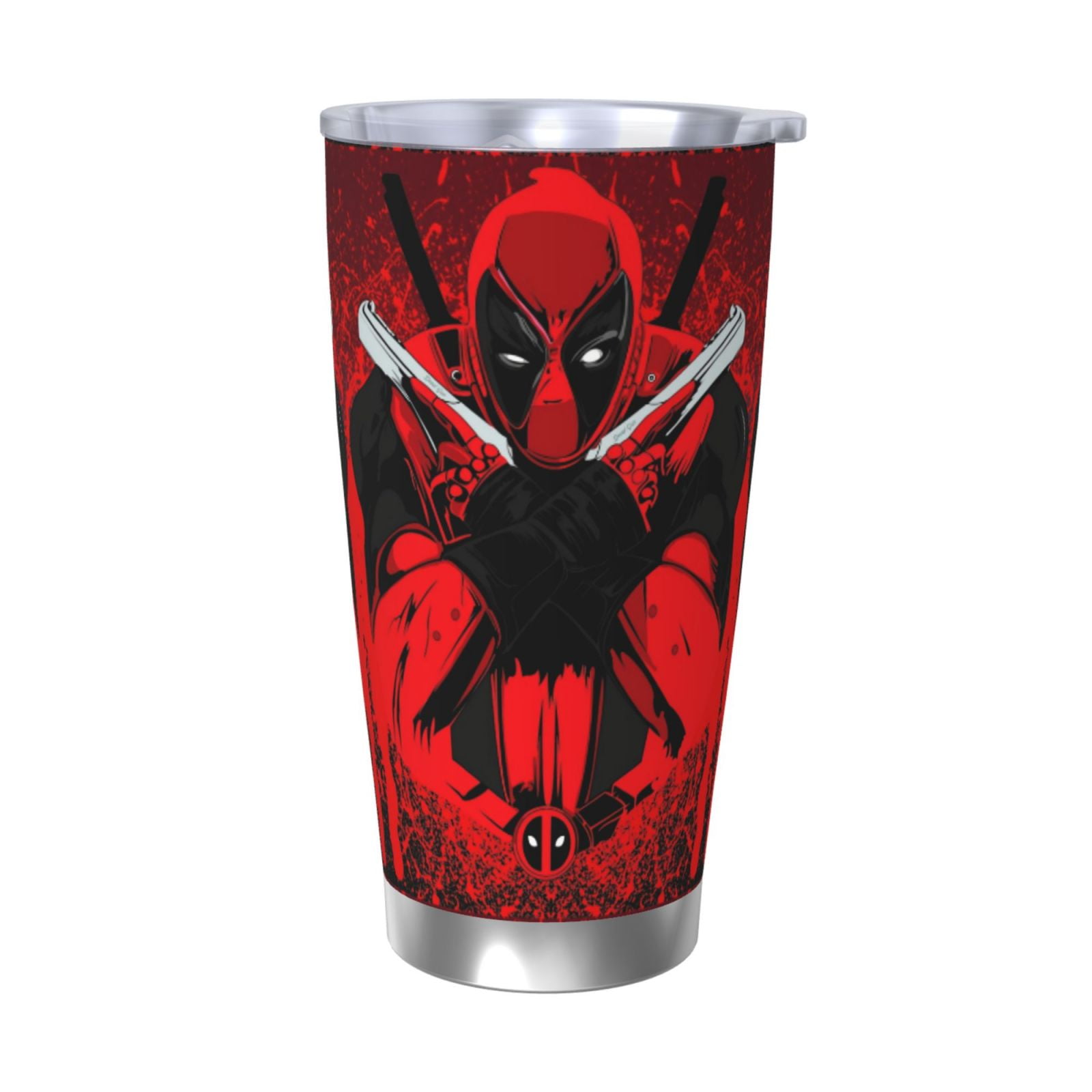 Marvel-Deadpool Water Bottle,Insulated Travel Coffee Mug,Stainless ...