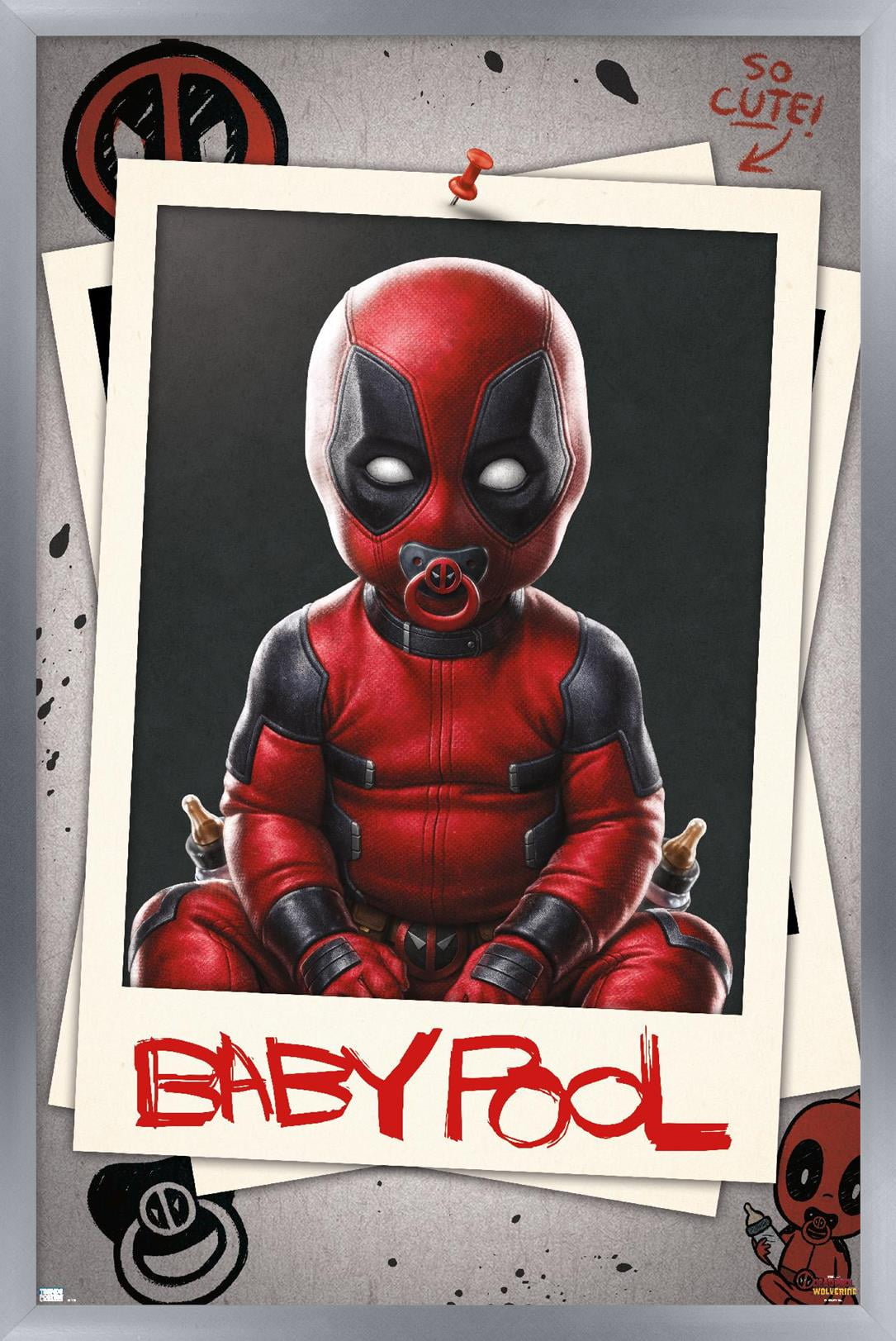 Marvel Deadpool & Wolverine - Babypool Wall Poster, 14.725" x 22.375 ...