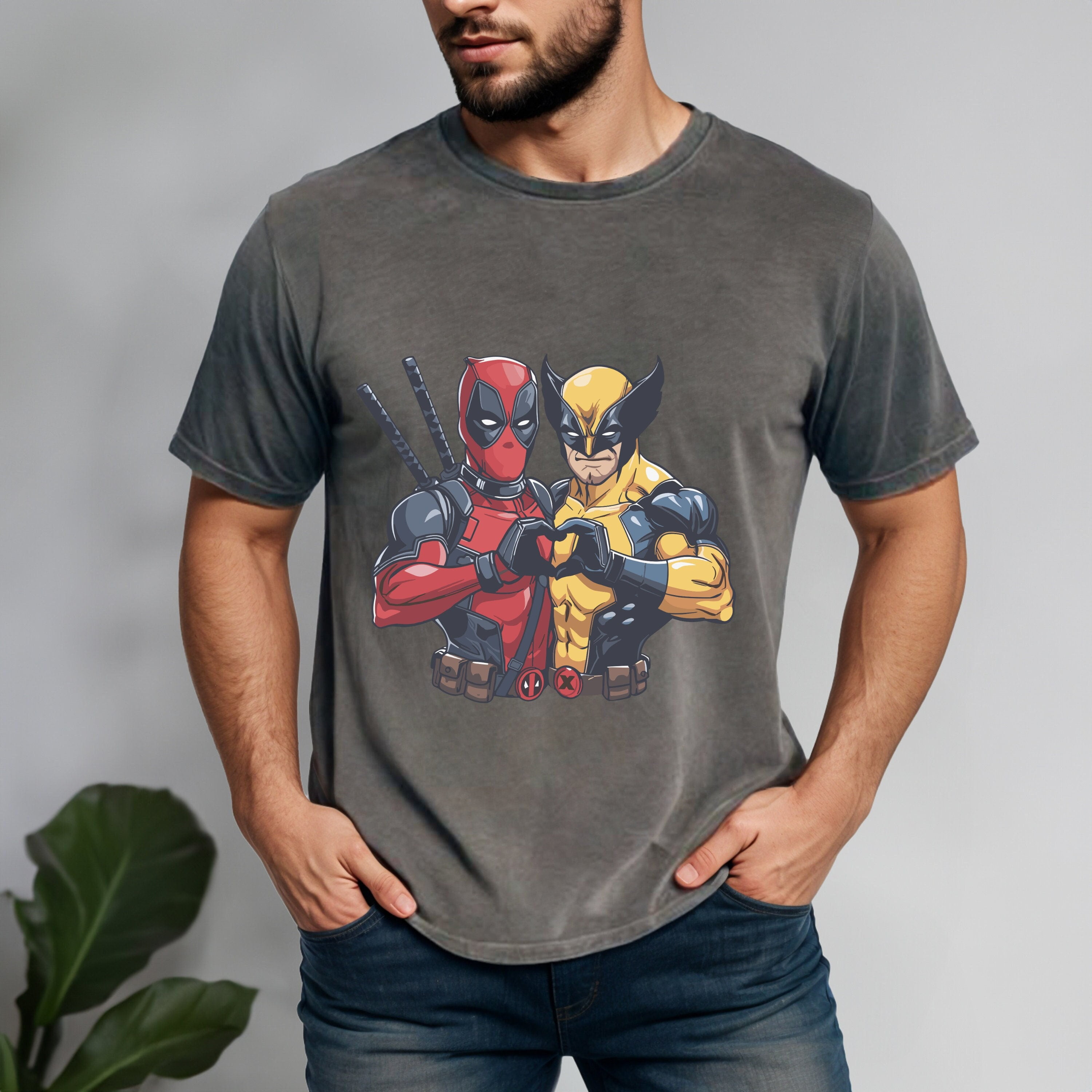 Marvel Deadpool Wolverine Besties Shirt, Cute Wolverine Deadpool 3 ...