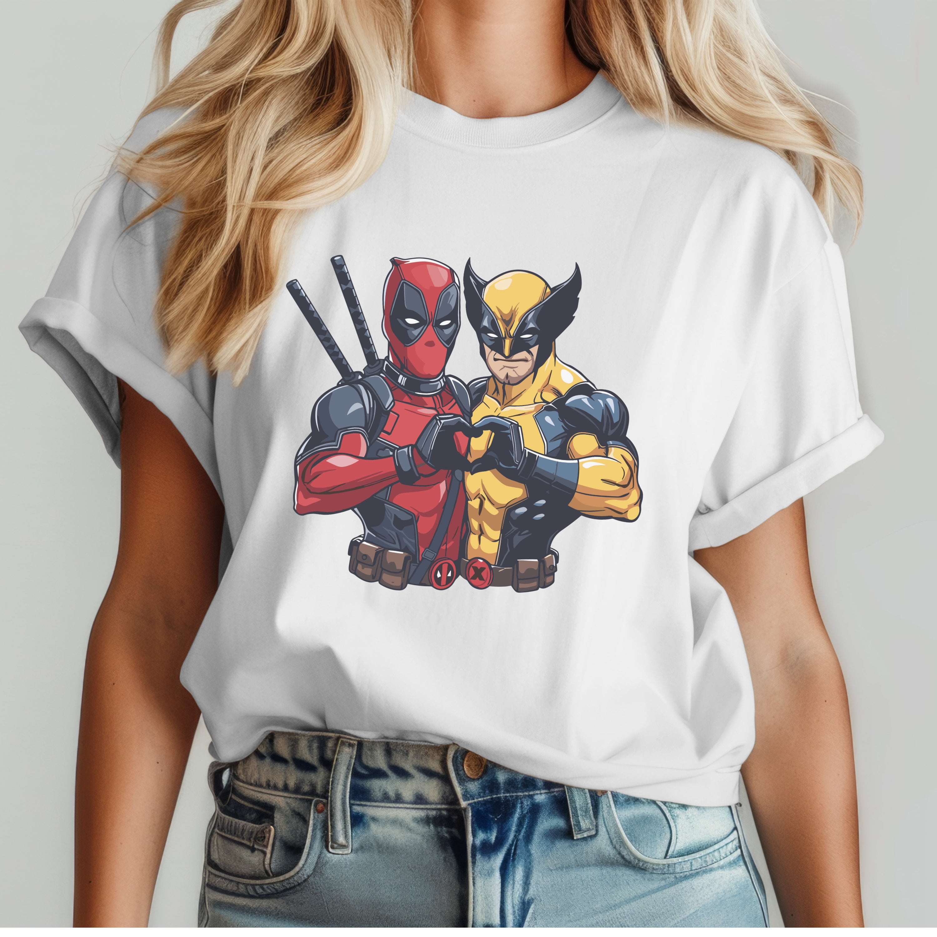 Marvel Deadpool Wolverine Besties Shirt, Cute Wolverine Deadpool 3 ...