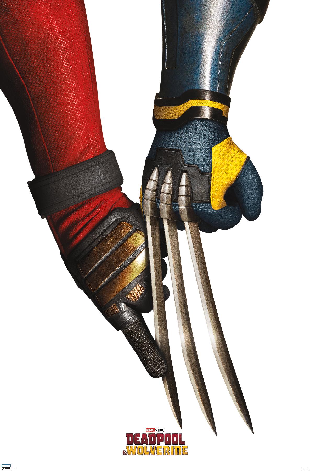 Marvel Deadpool & Wolverine - Claws Teaser One Sheet Wall Poster, 14. ...