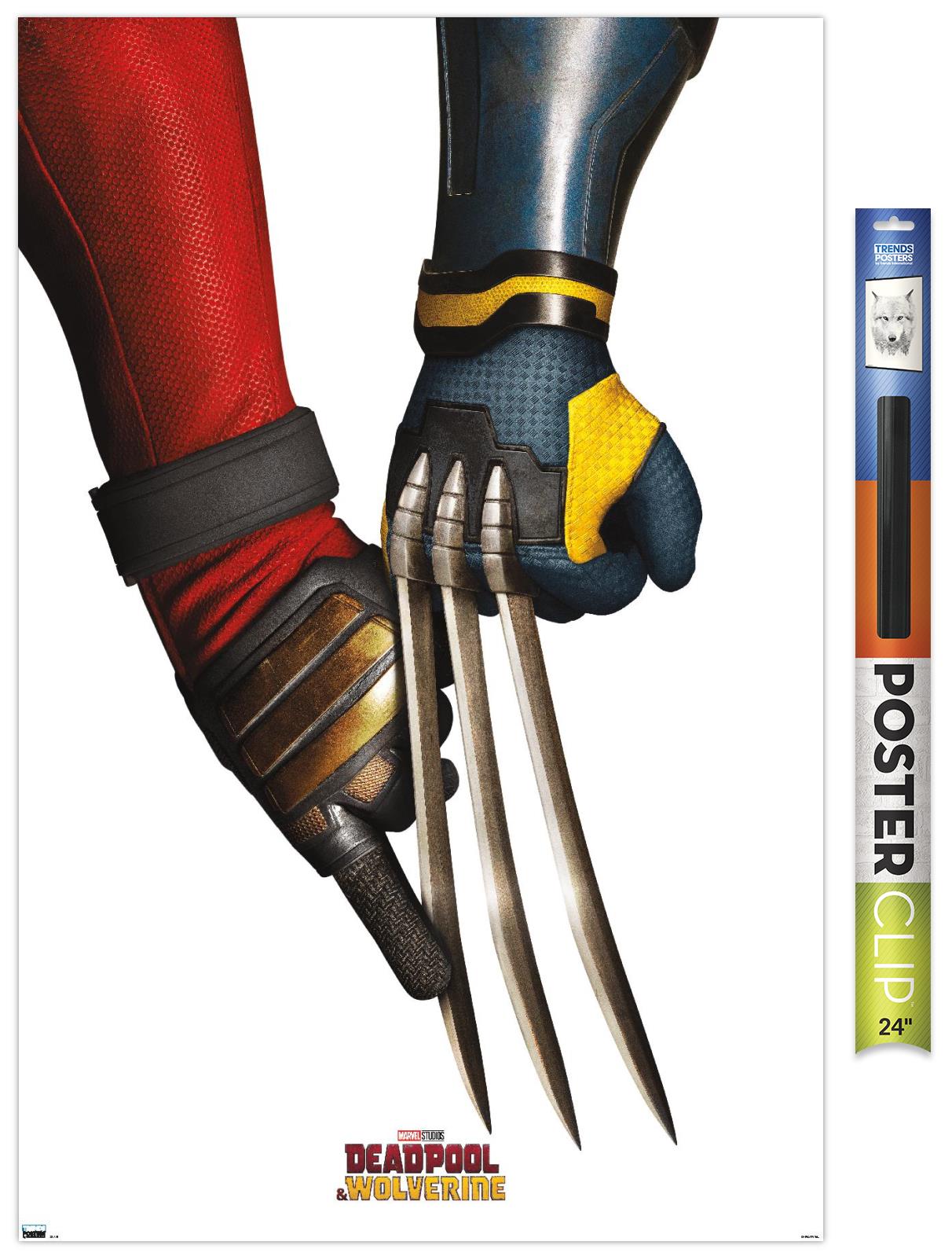 Marvel Deadpool & Wolverine - Claws Teaser One Sheet Wall Poster, 22. ...