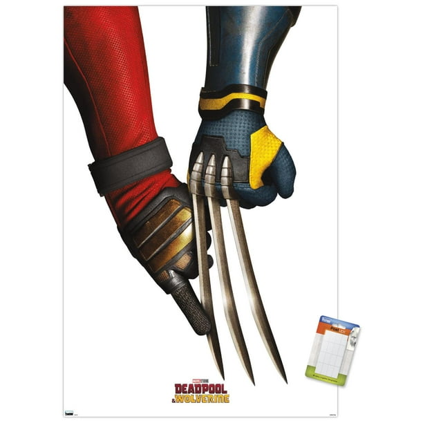 Marvel Deadpool & Wolverine - Claws Teaser One Sheet Wall Poster, 22. ...
