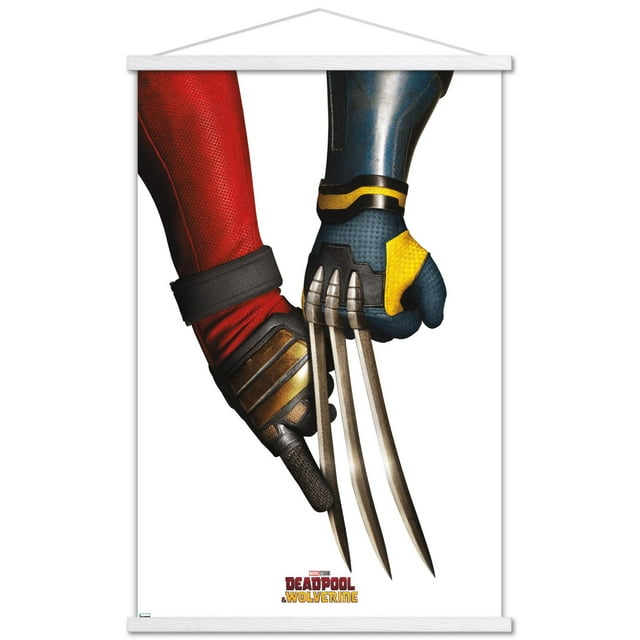 Marvel Deadpool & Wolverine - Claws Teaser One Sheet Wall Poster with ...
