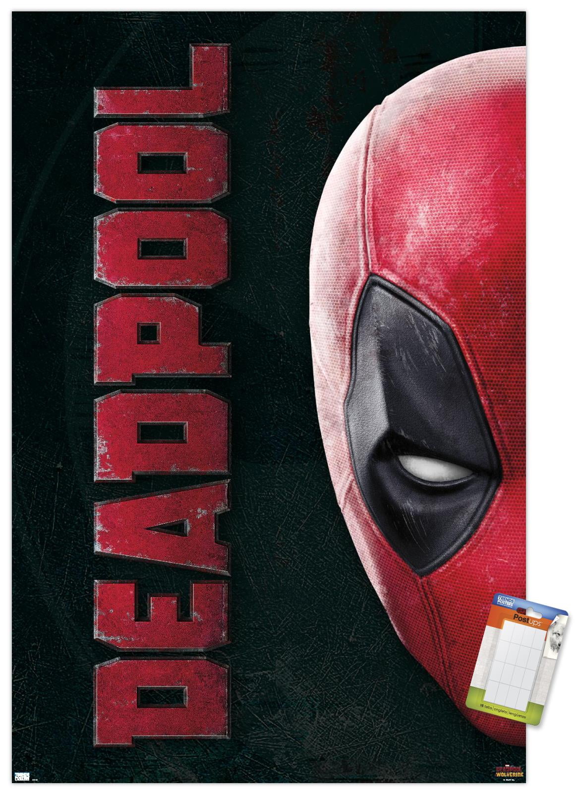 Marvel Deadpool & Wolverine - Diptych Deadpool Wall Poster, 22.375" x ...