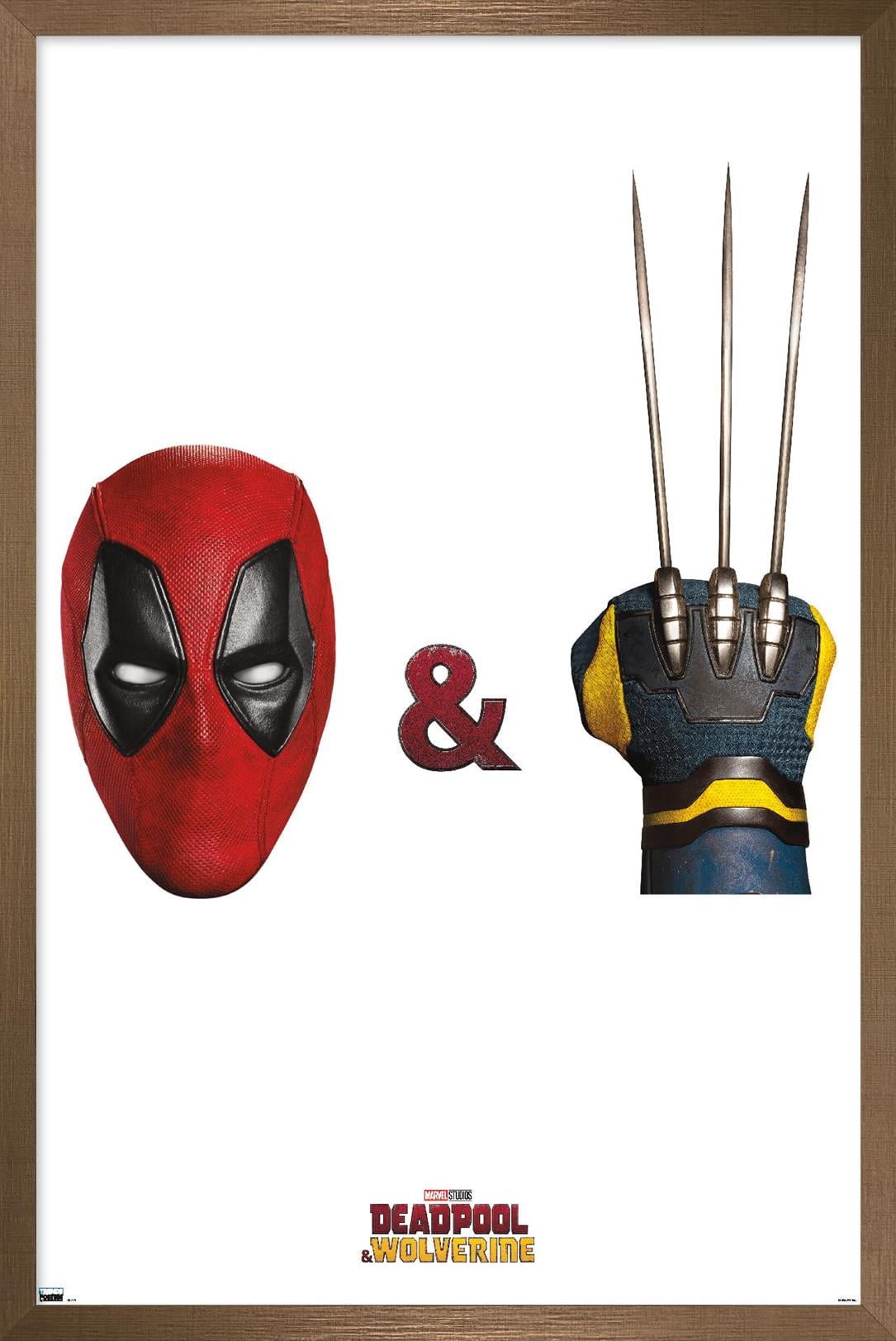 Marvel Deadpool & Wolverine - Duo Wall Poster with Magnetic Frame, 22. ...