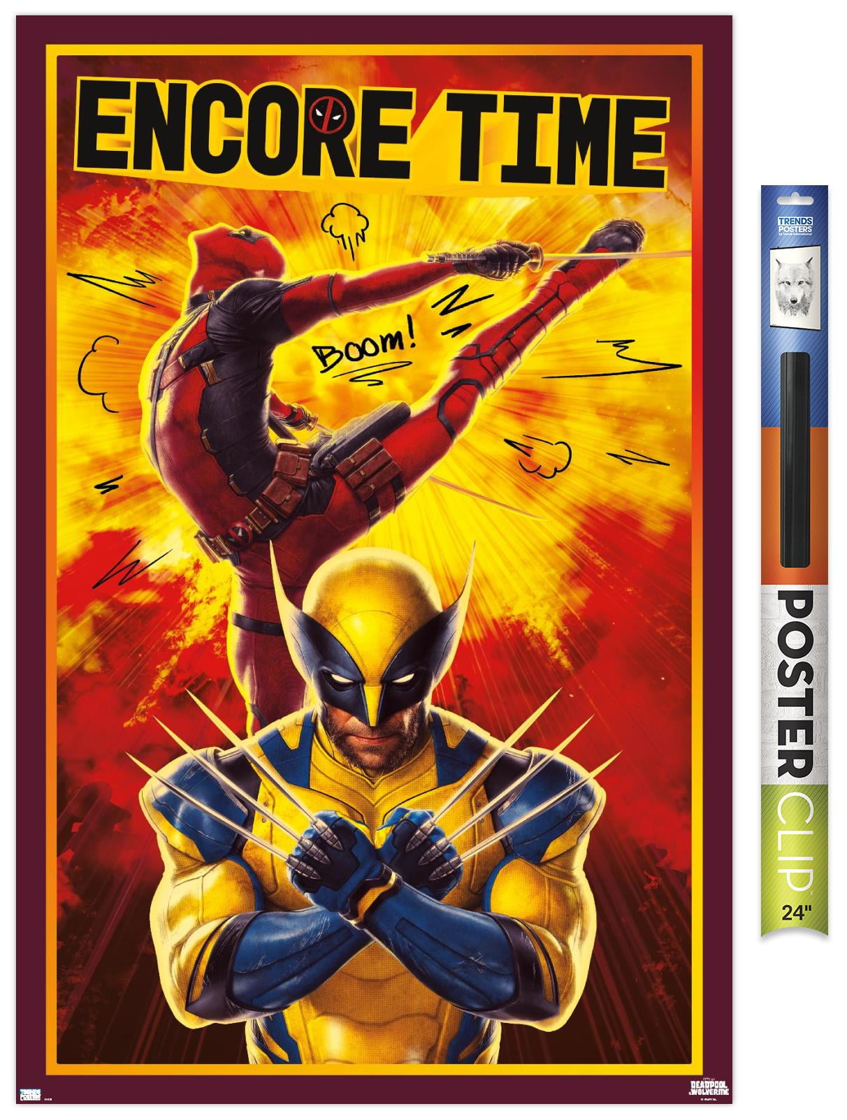 Marvel Deadpool & Wolverine - Encore Time Wall Poster, 22.375" x 34 ...
