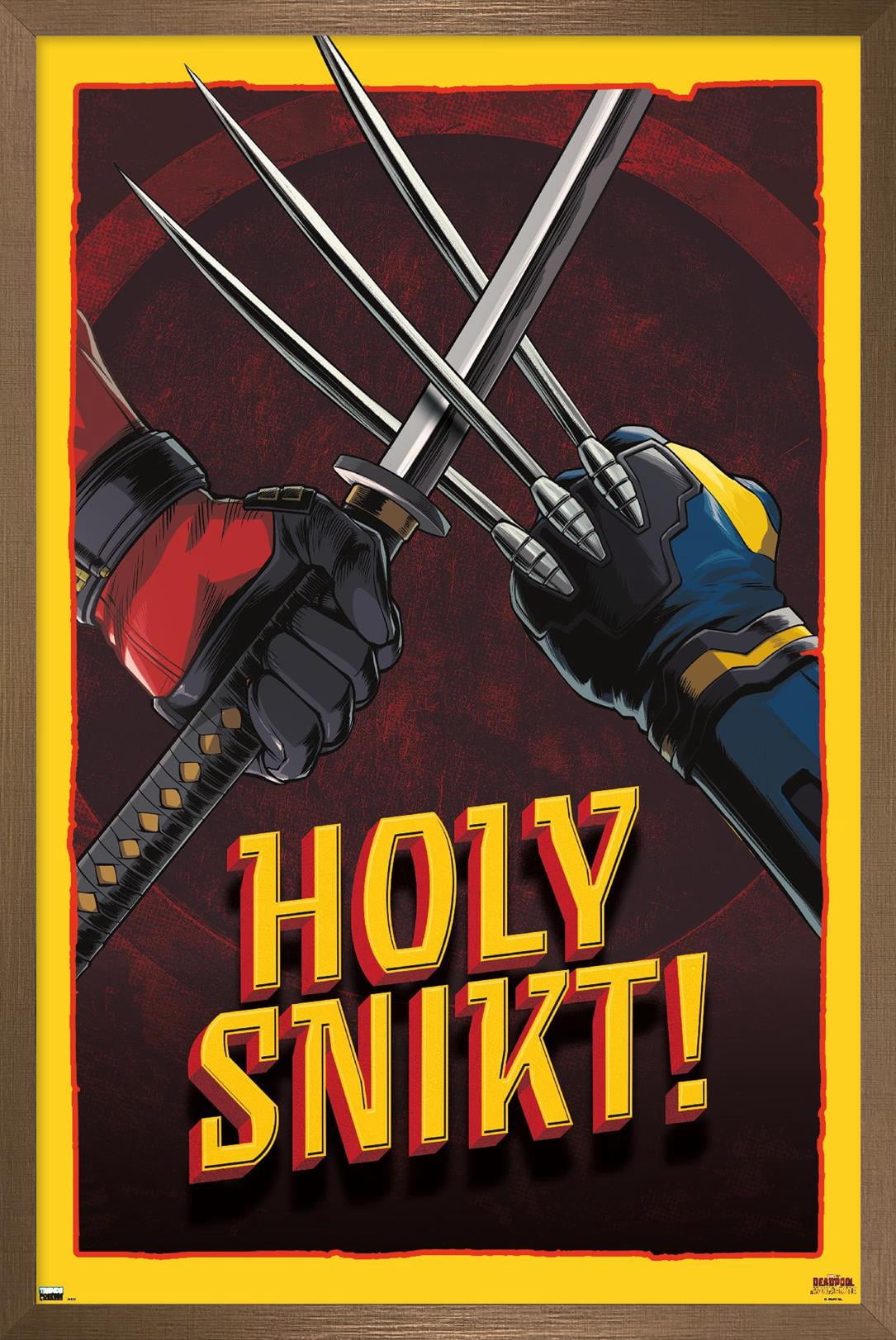 Marvel Deadpool & Wolverine - Holy Snikt! Wall Poster, 22.375" x 34 ...