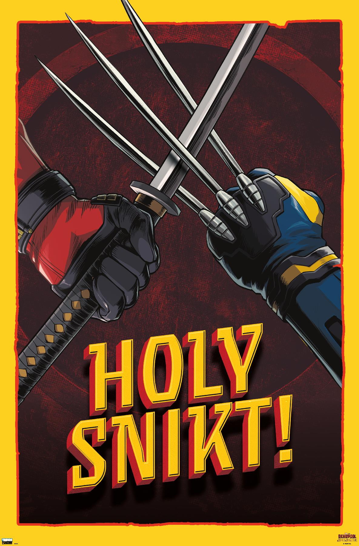 Marvel Deadpool & Wolverine - Holy Snikt! Wall Poster, 22.375" x 34 ...