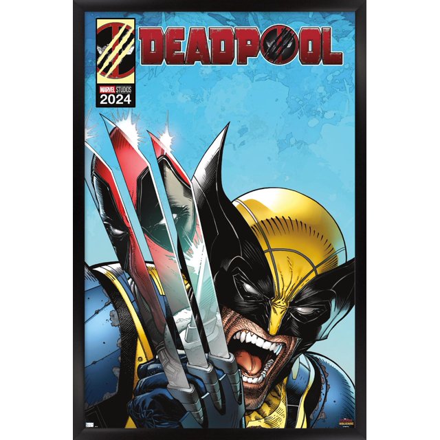 Marvel Deadpool & Wolverine - Homage Cover Wolverine Claws Wall Poster ...