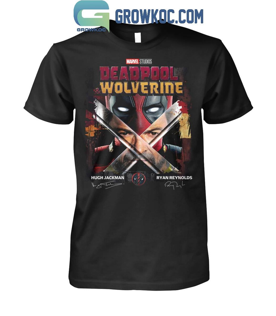Marvel Deadpool Wolverine Hugh Jackman Ryan Reynolds Best Friend T ...