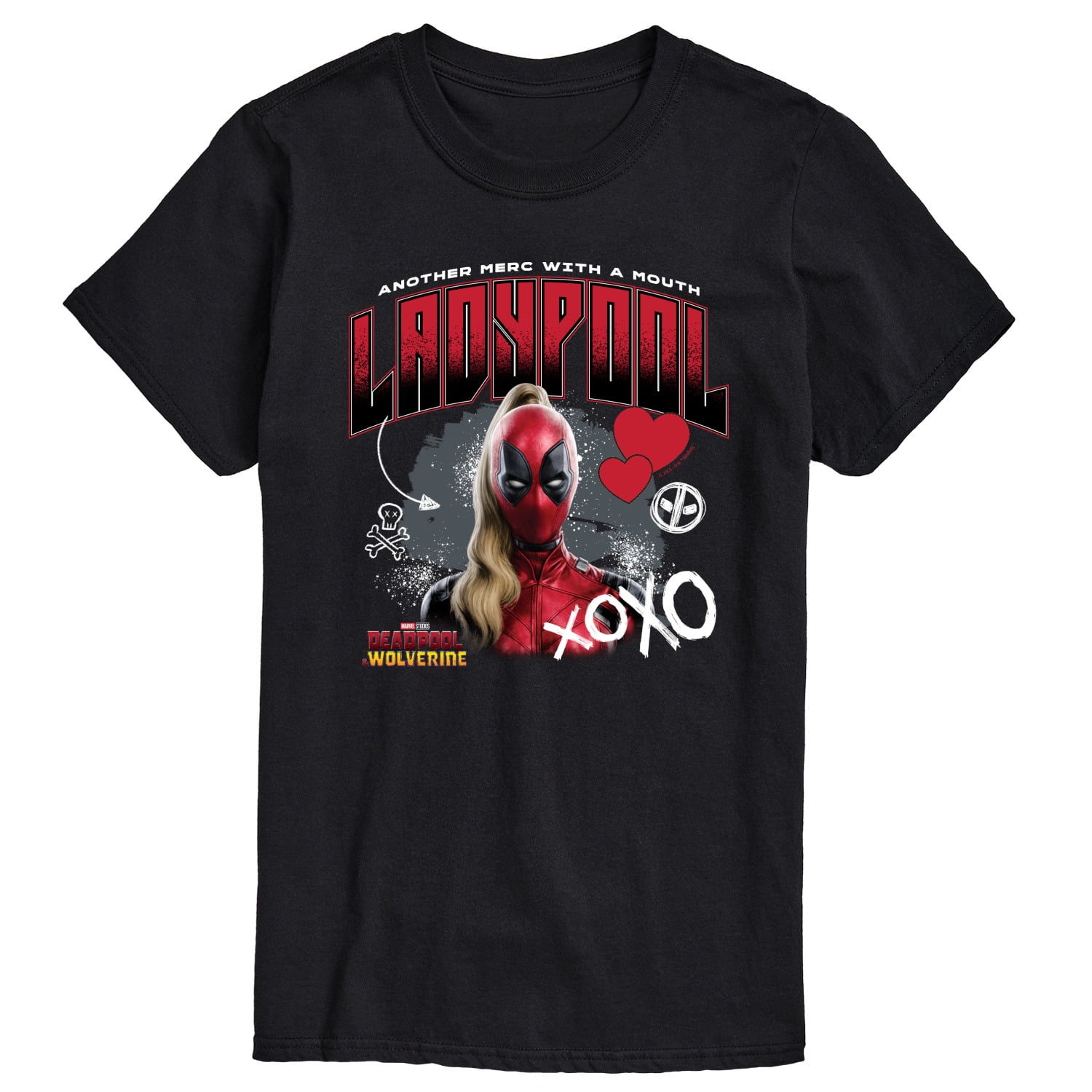 Marvel Deadpool & Wolverine - Ladypool Xoxo - Men's Short Sleeve ...