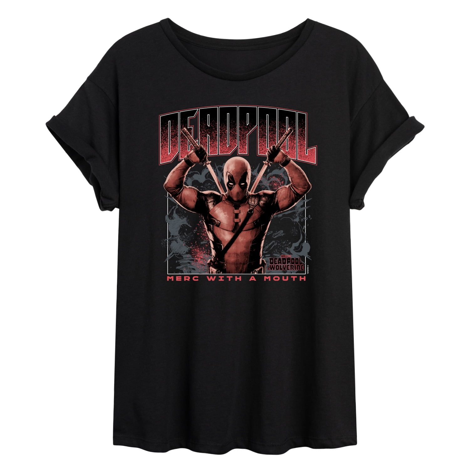 Marvel Deadpool & Wolverine - Merc With A Mouth - Women's Oversized ...