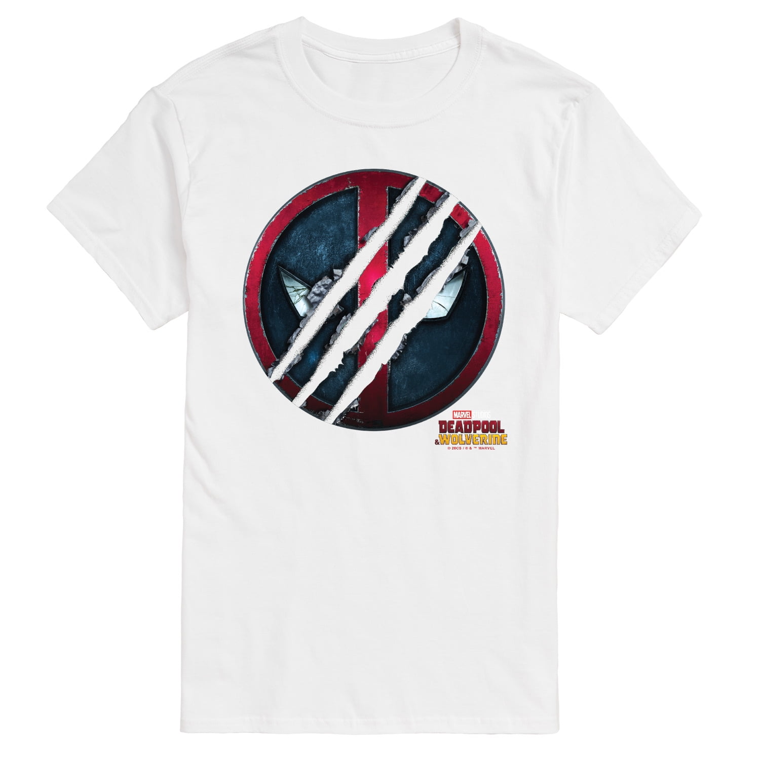 Marvel Deadpool & Wolverine - Scratch Logo - Men's Short Sleeve Graphic ...