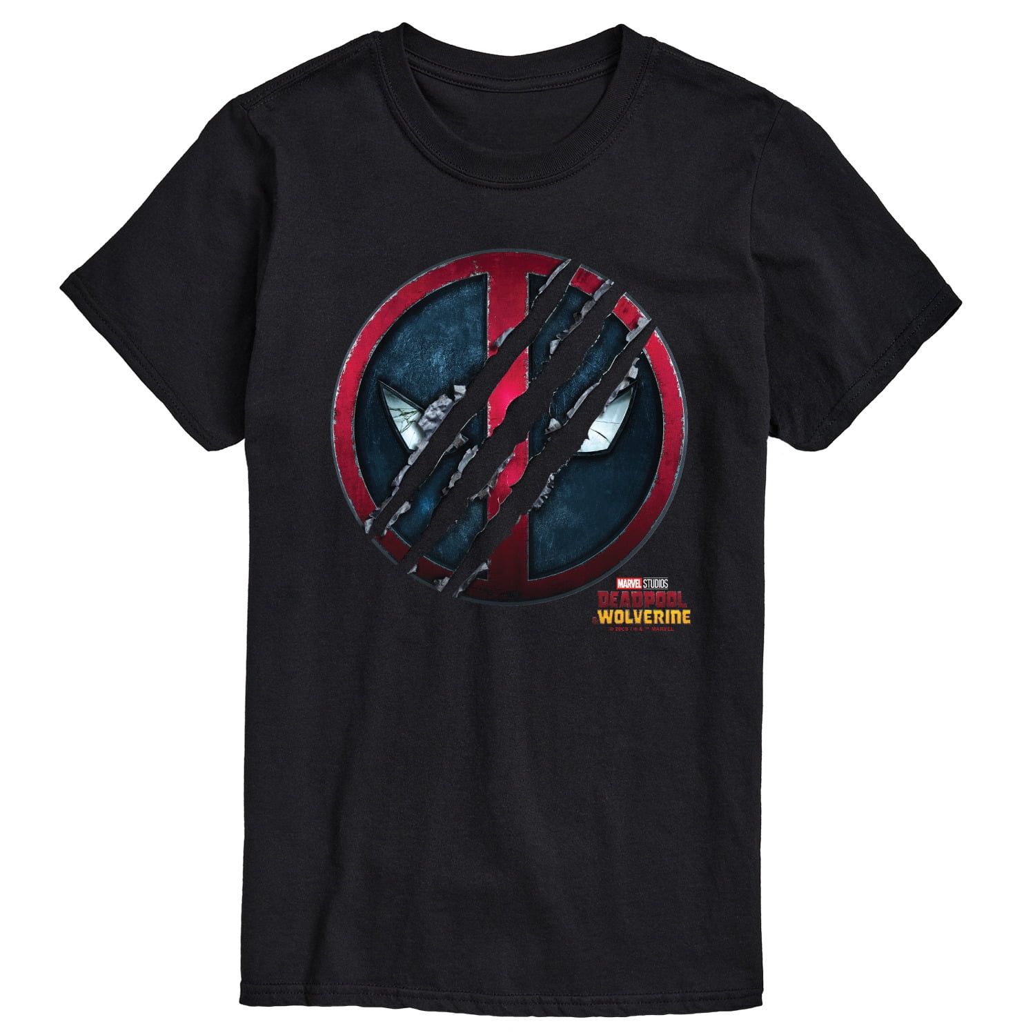 Marvel Deadpool & Wolverine - Scratch Logo - Men's Short Sleeve Graphic ...