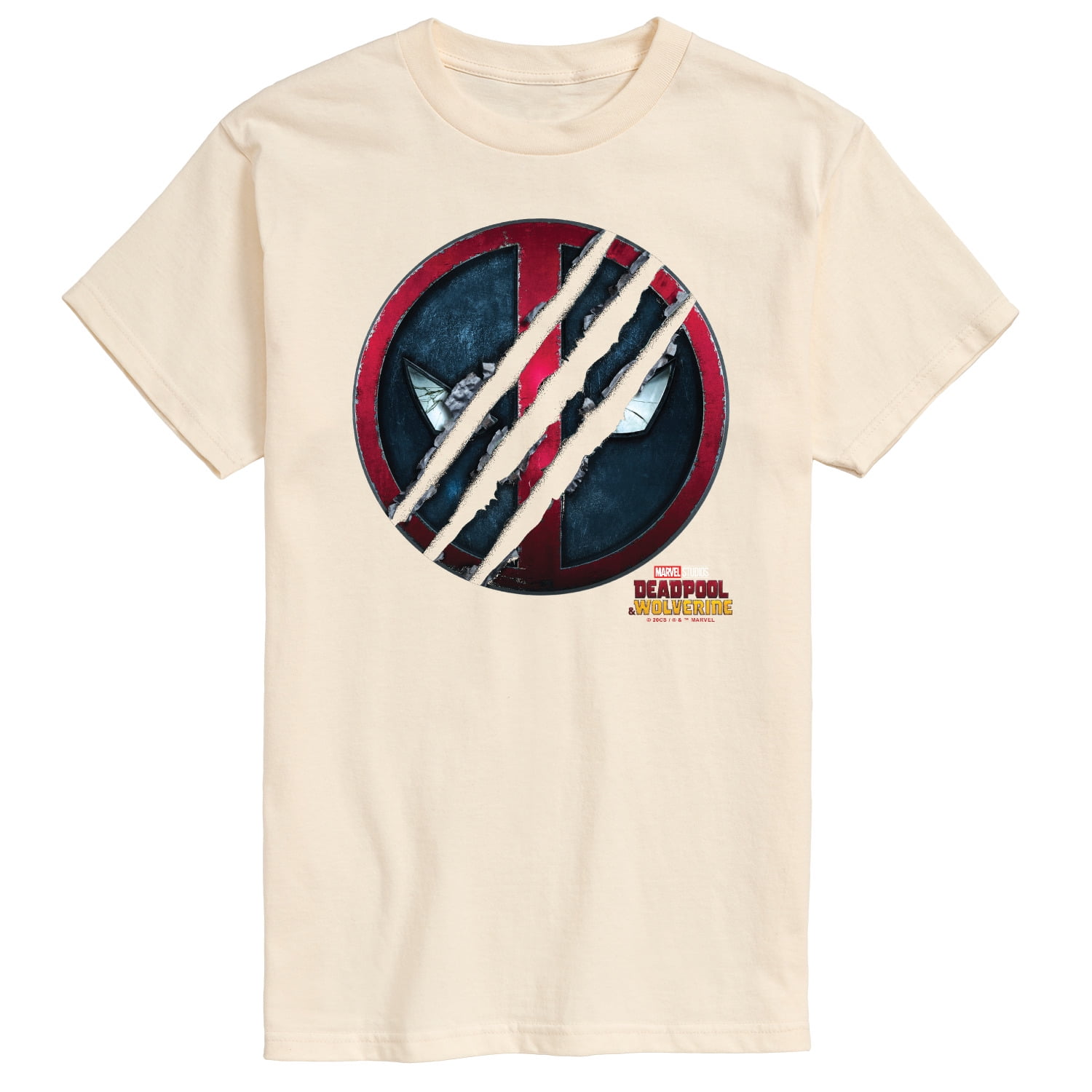 Marvel Deadpool & Wolverine - Scratch Logo - Men's Short Sleeve Graphic ...