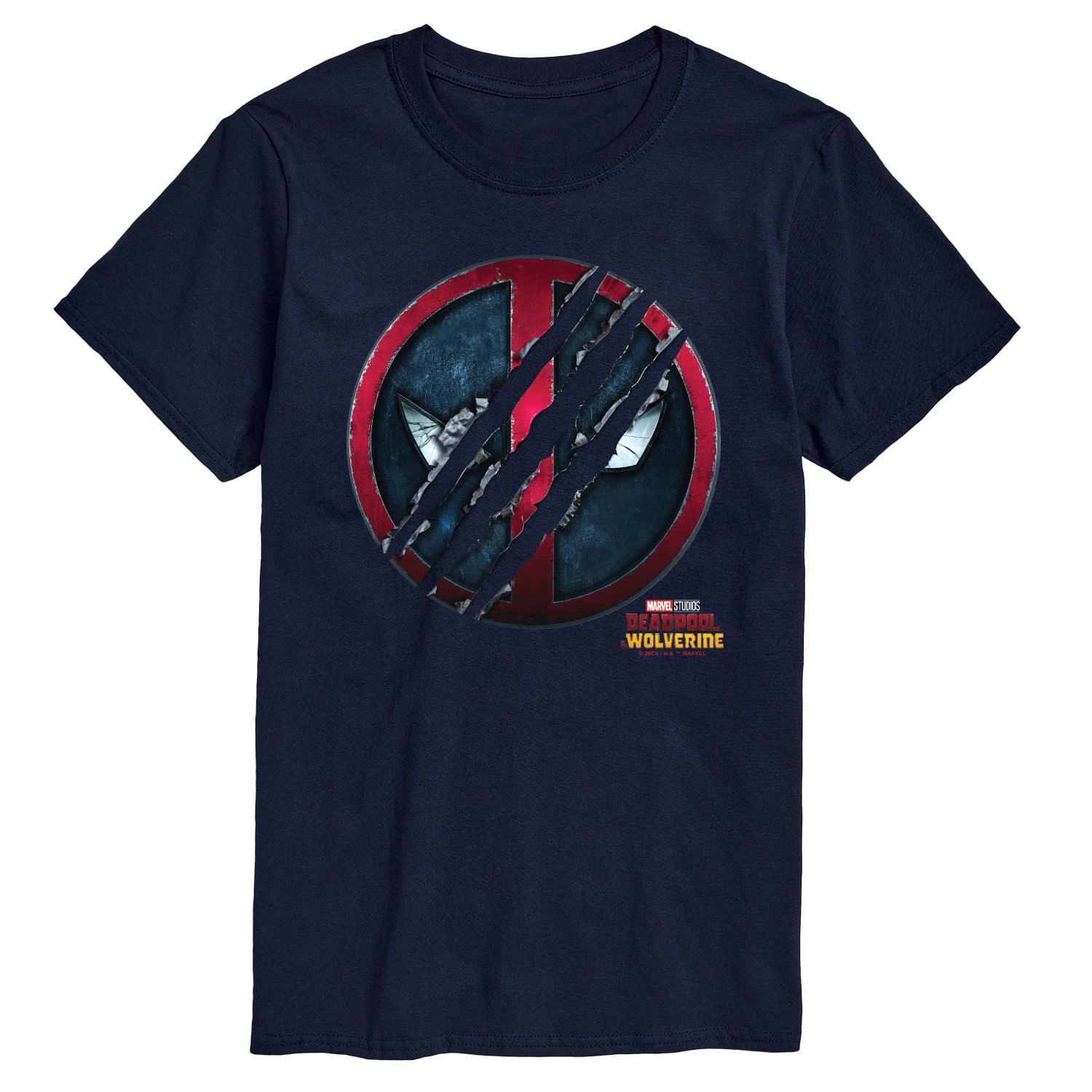 Marvel Deadpool & Wolverine - Scratch Logo - Men's Short Sleeve Graphic ...