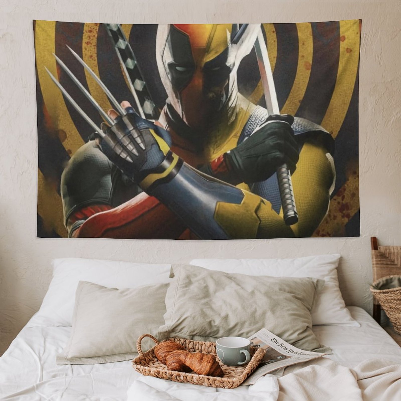 Deadpool & Wolverine Tapestry,Deadpool & Wolverine Tapestry Wall ...