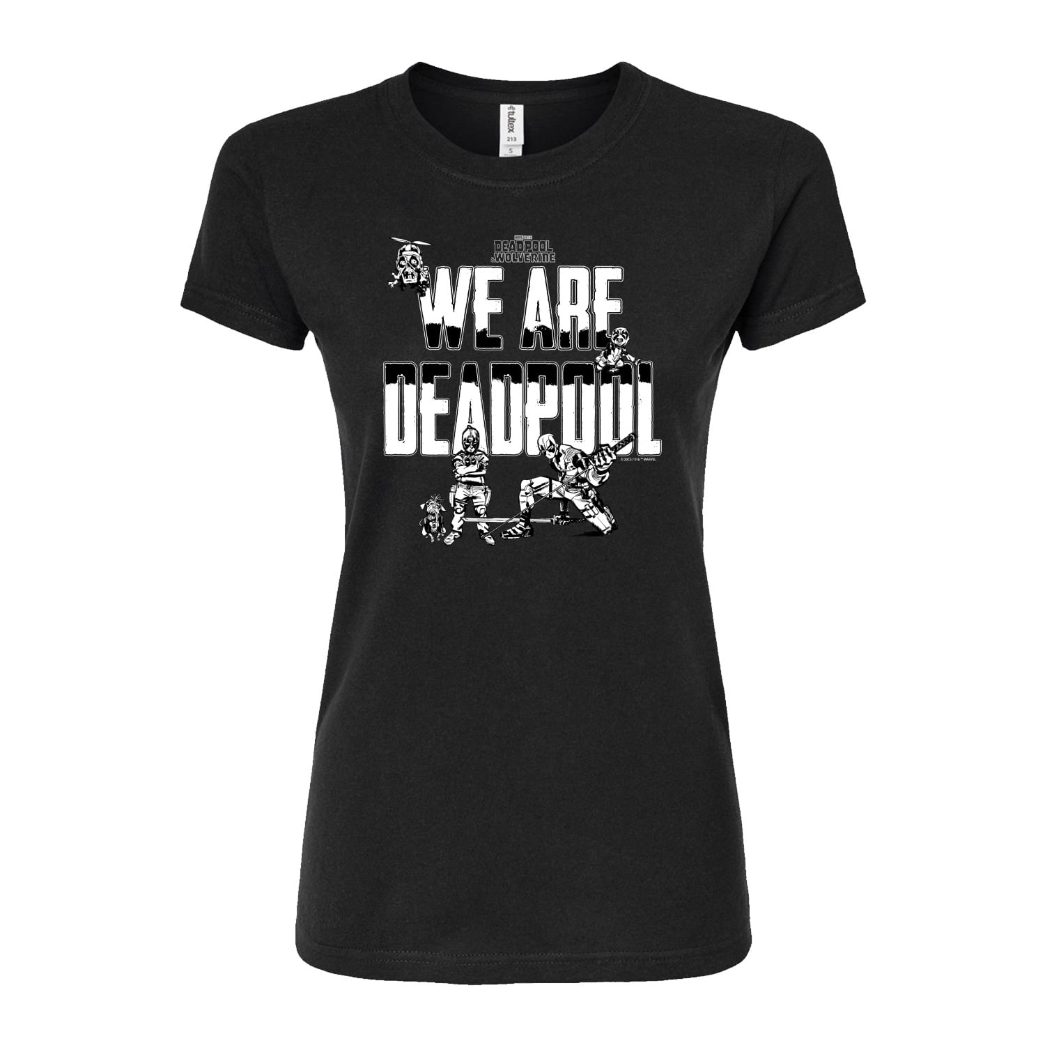 Marvel Deadpool & Wolverine - We Are Deadpool Doodles - Juniors Fitted ...