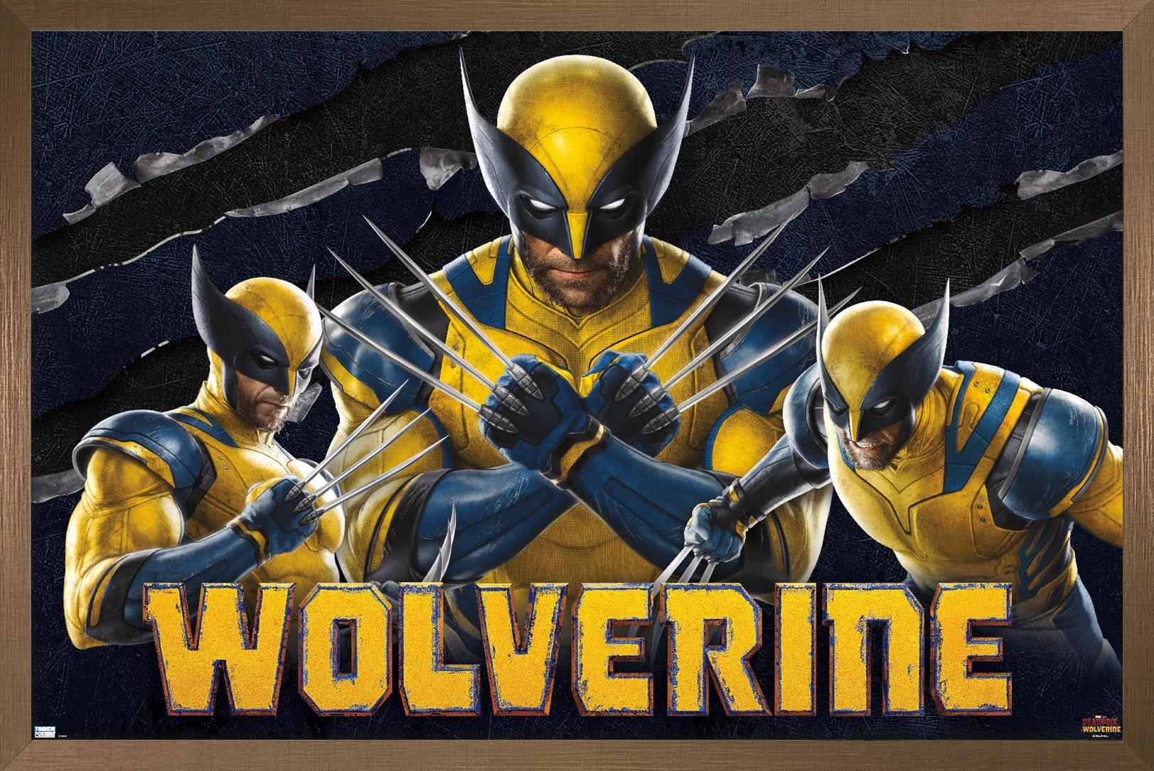 Marvel Deadpool & Wolverine - Wolverine Wall Poster, 22.375" x 34 ...