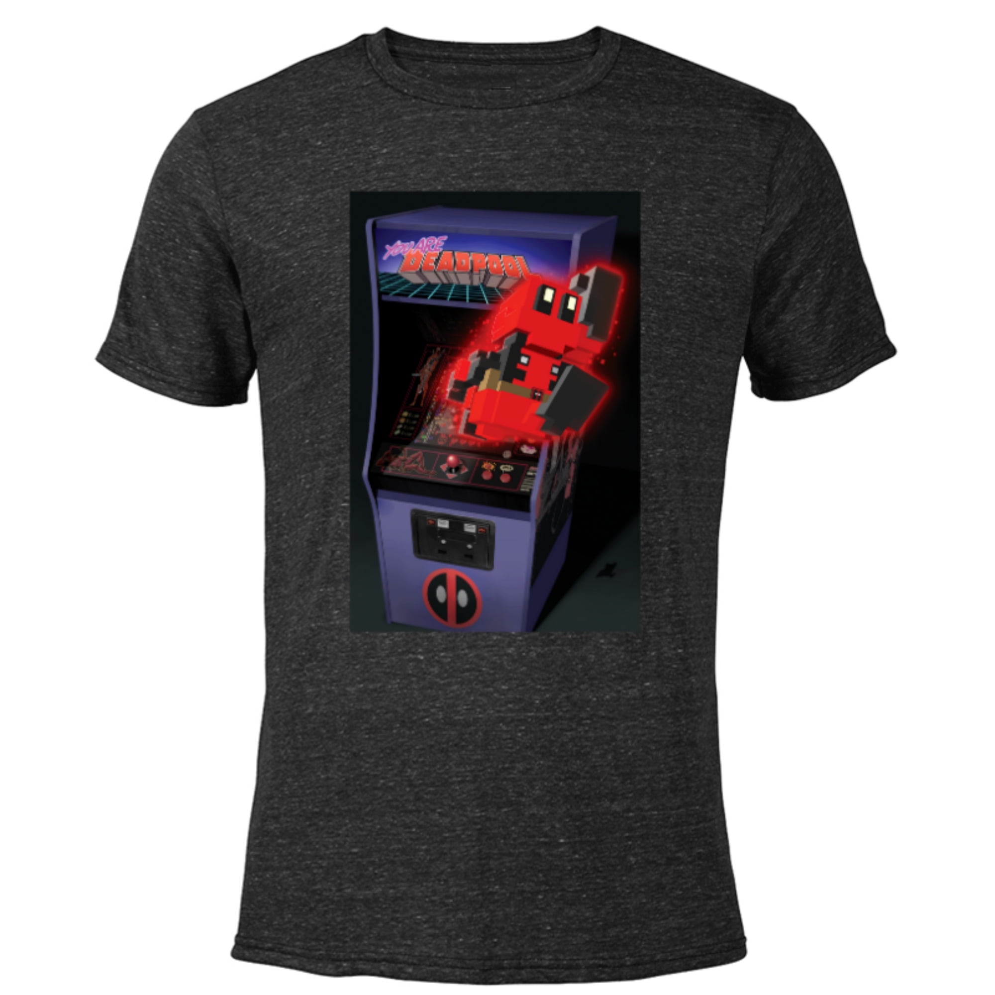 Marvel Deadpool You Are Deadpool 8-bit Video Arcade Game Art - Short ...