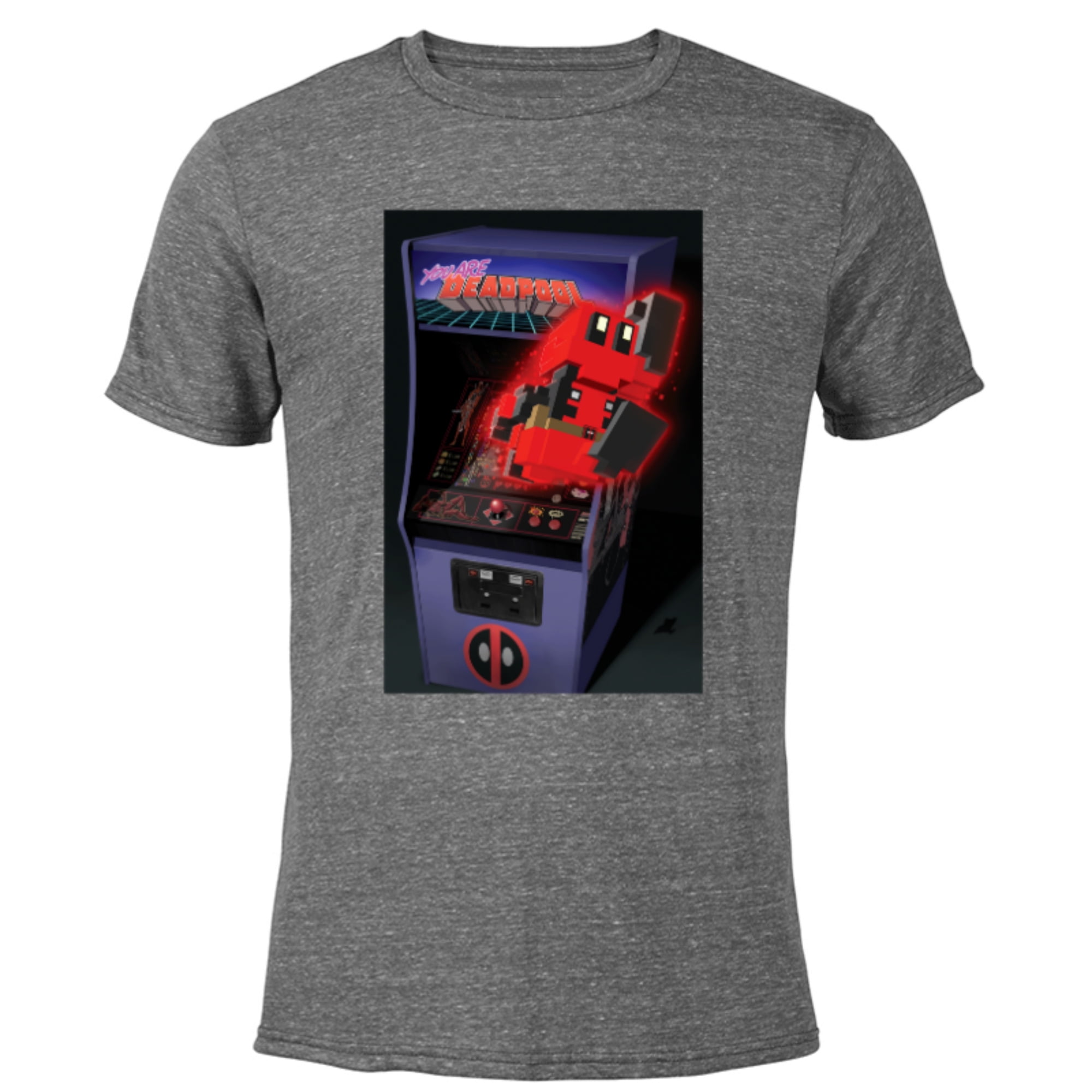Marvel Deadpool You Are Deadpool 8-bit Video Arcade Game Art - Short ...