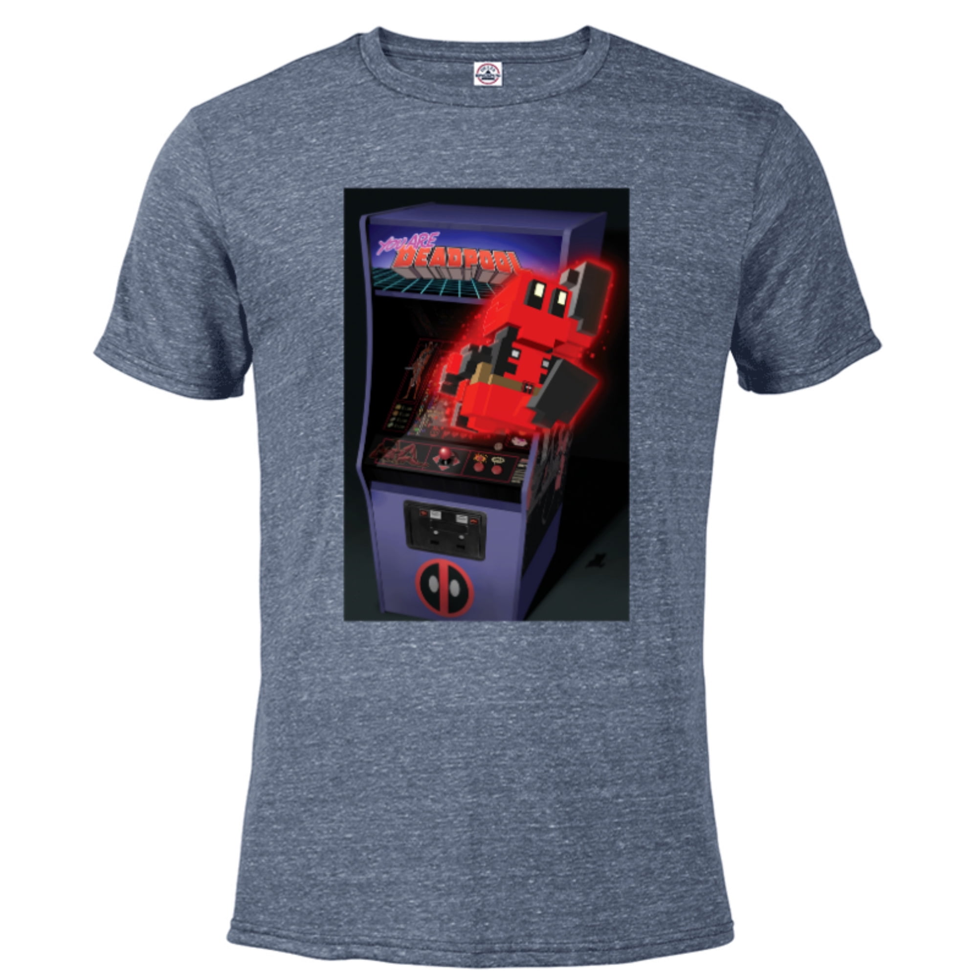 Marvel Deadpool You Are Deadpool 8-bit Video Arcade Game Art - Short ...
