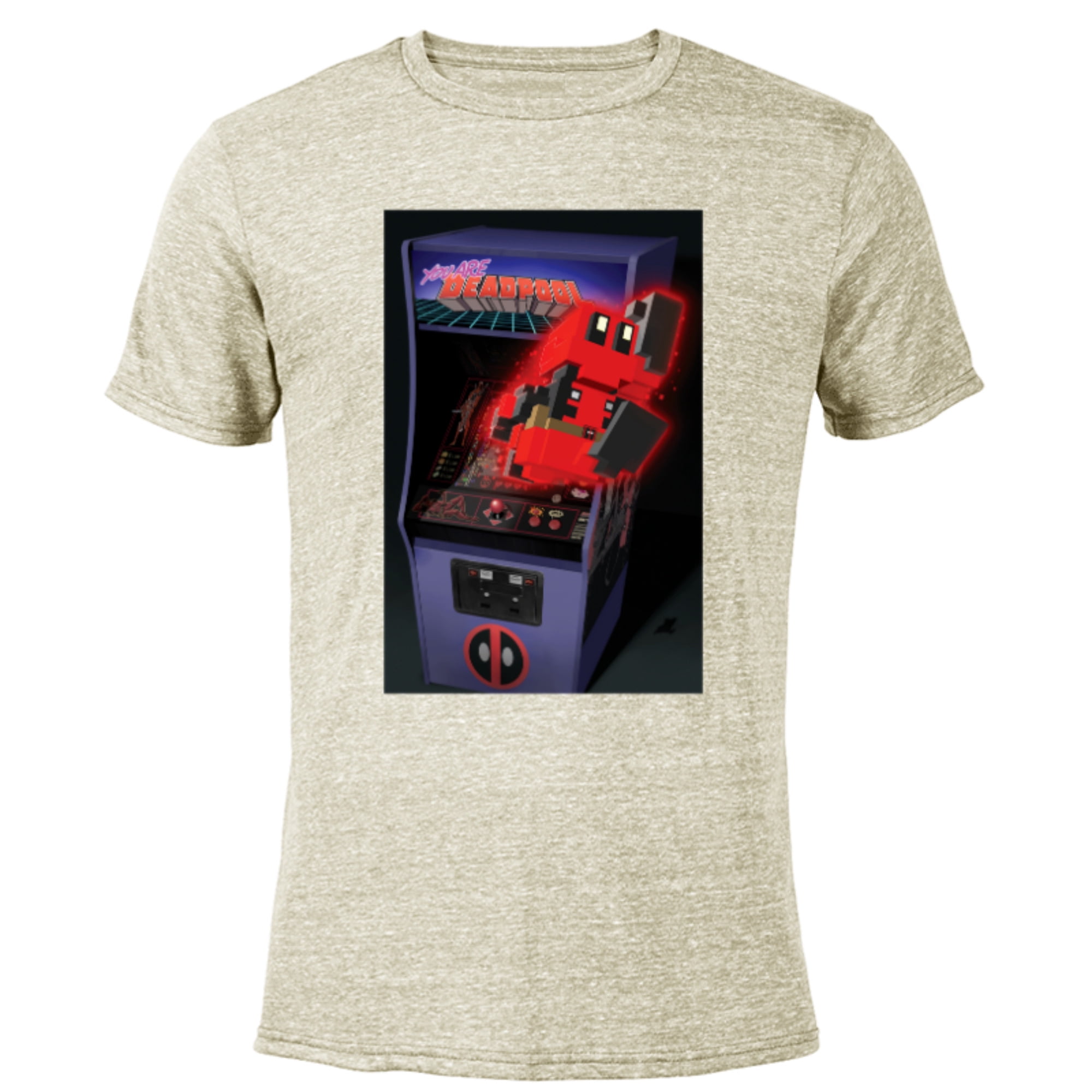 Marvel Deadpool You Are Deadpool 8-bit Video Arcade Game Art - Short ...