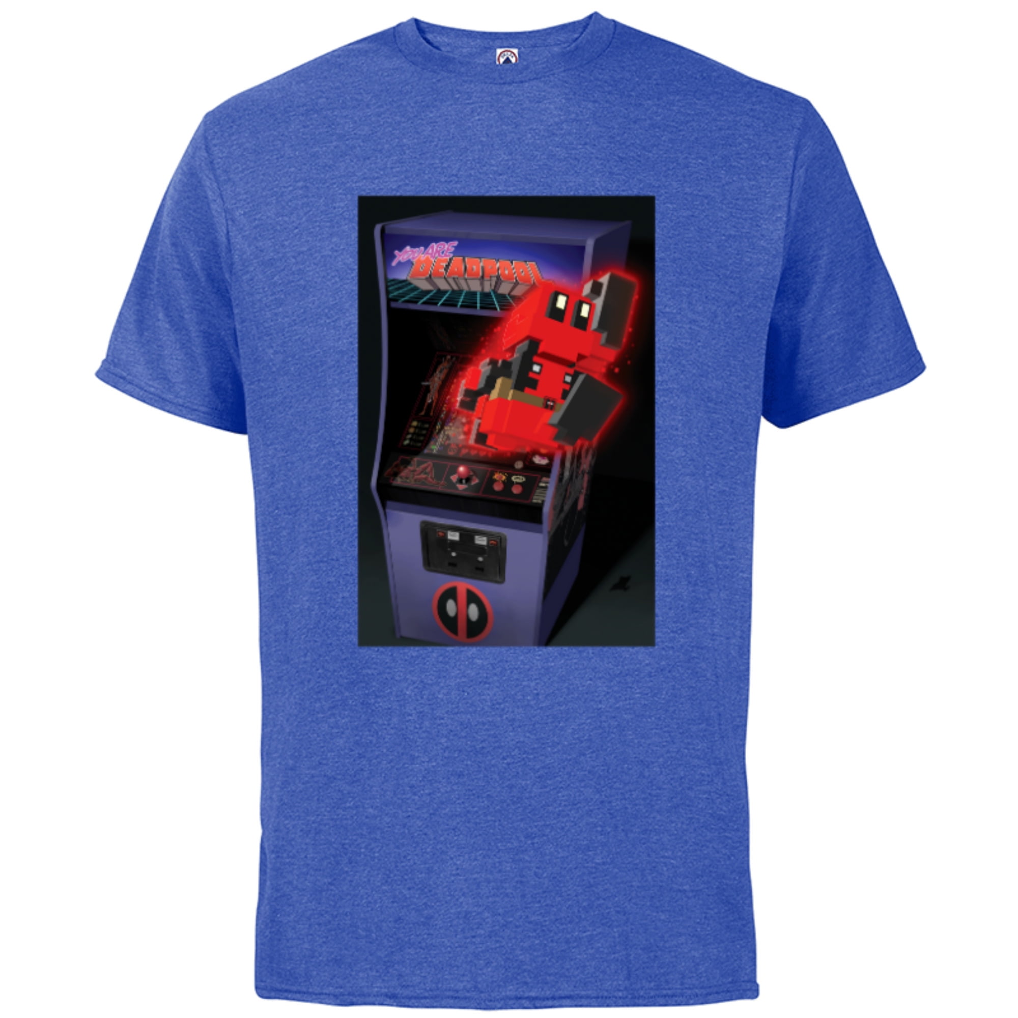 Marvel Deadpool You Are Deadpool 8-bit Video Arcade Game Art - Short ...