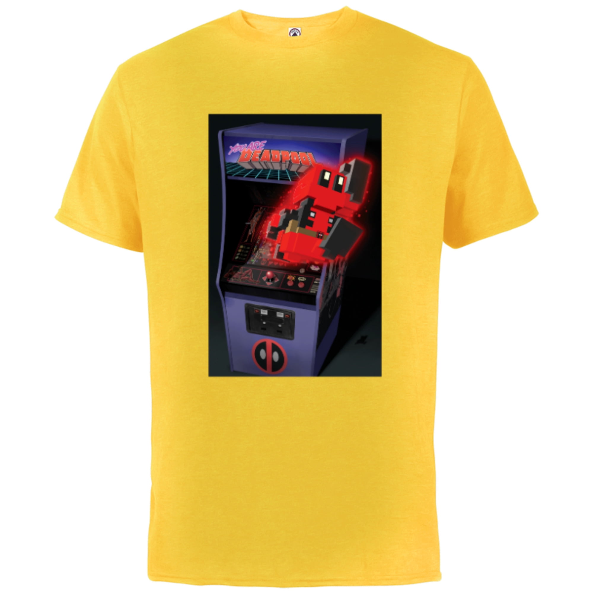 Marvel Deadpool You Are Deadpool 8-bit Video Arcade Game Art - Short ...