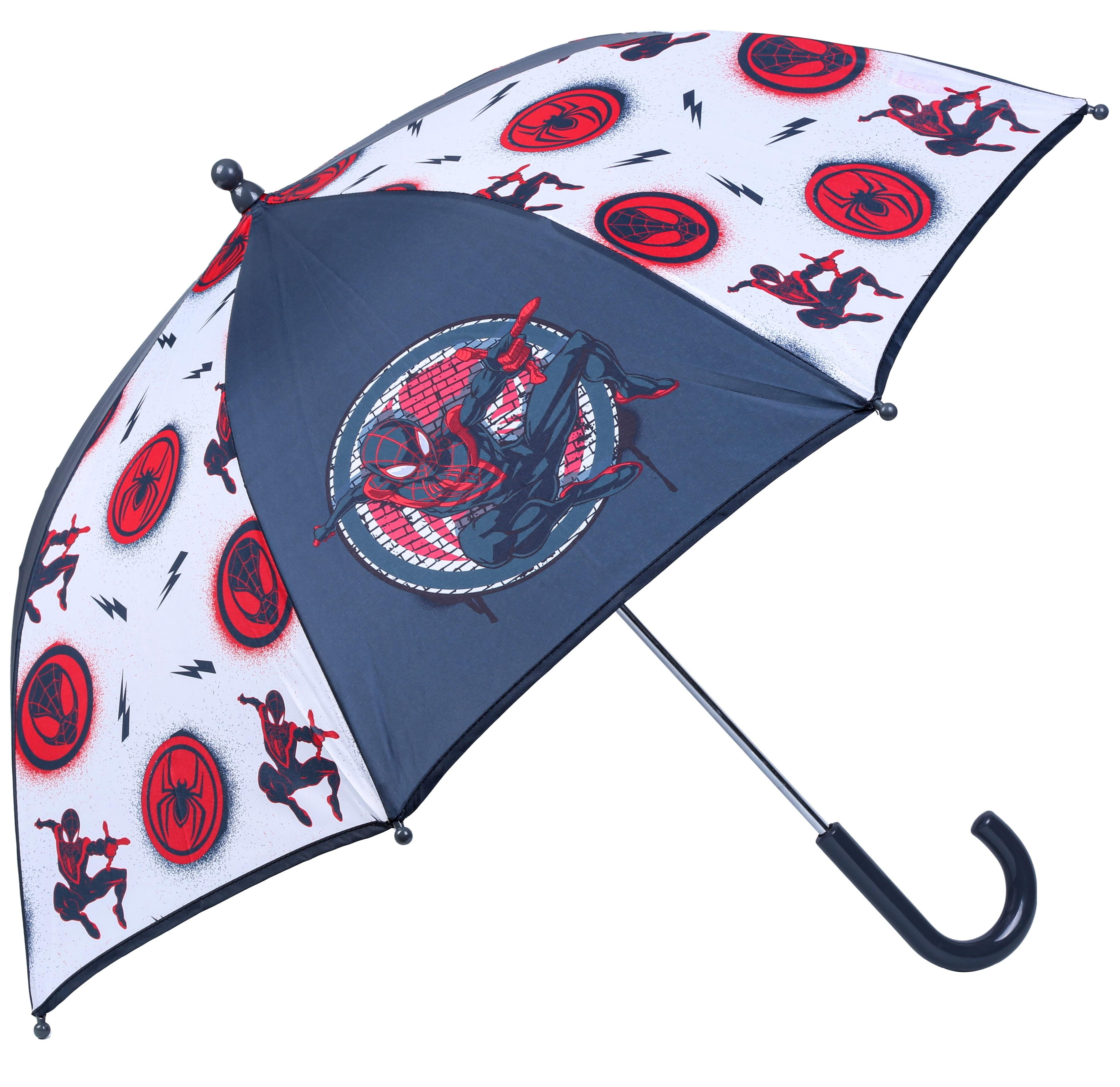 Marvel Disney Miles Morales Spider-Man Cartoon Kids Umbrella - Walmart.com