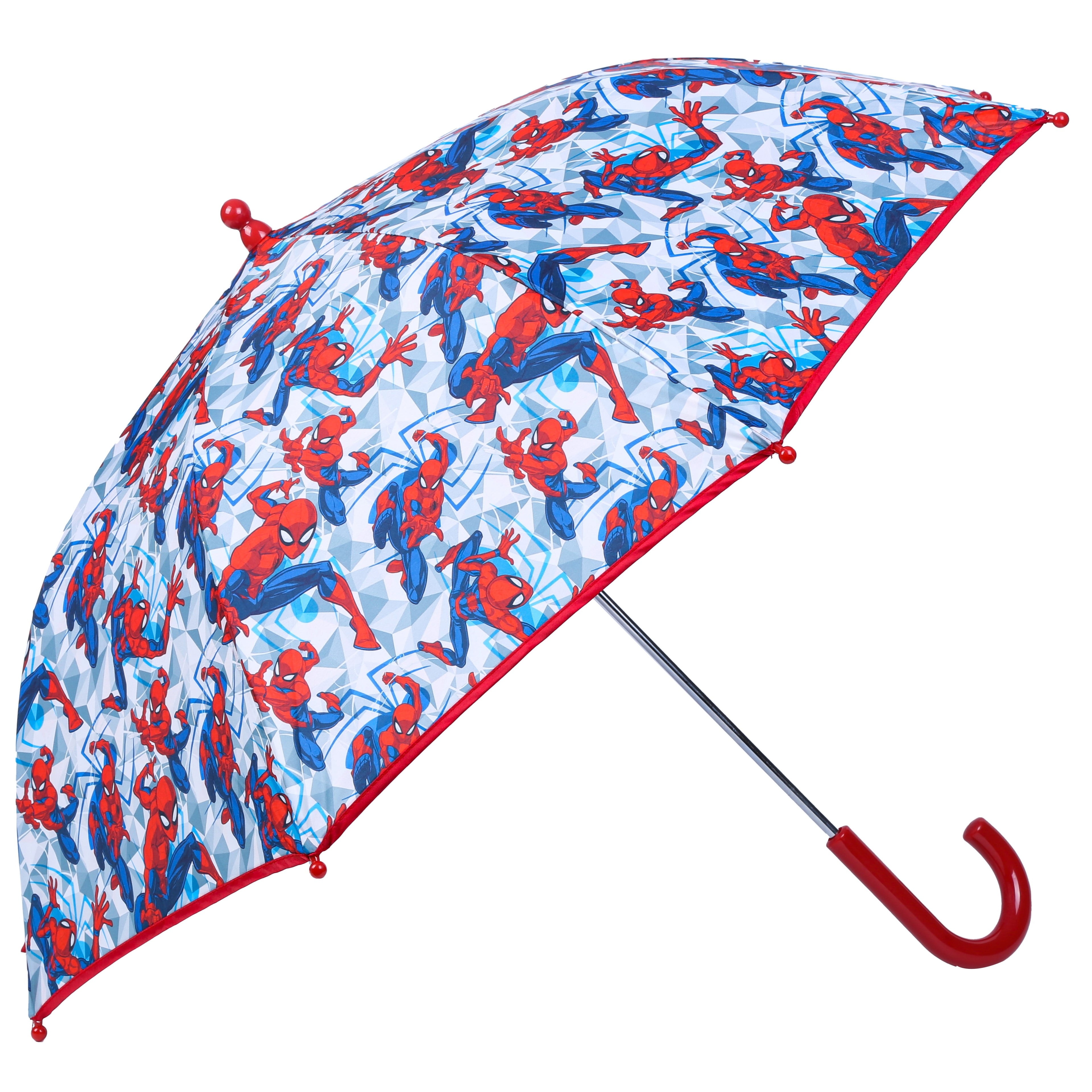 Marvel Disney The Amazing Spider-Man Kids Umbrella - Red/Blue/White ...