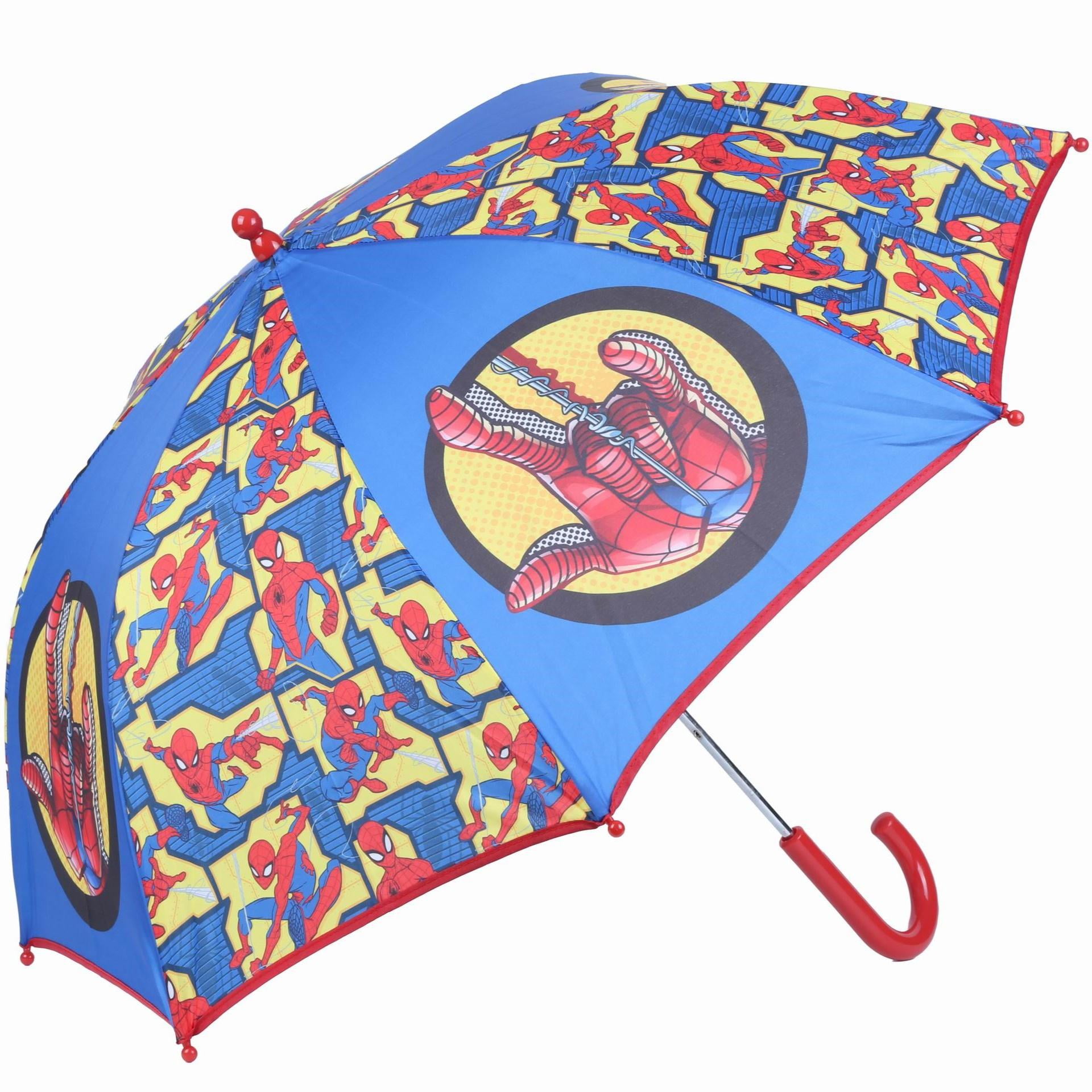 Marvel Disney The Amazing Spider-Man Kids Umbrella - Yellow - Walmart.com
