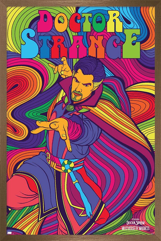 Marvel Doctor Strange in the Multiverse of Madness - Neon Wall Poster ...