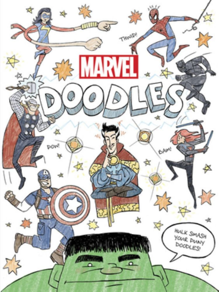 Marvel: Doodles (Paperback) - Walmart.com
