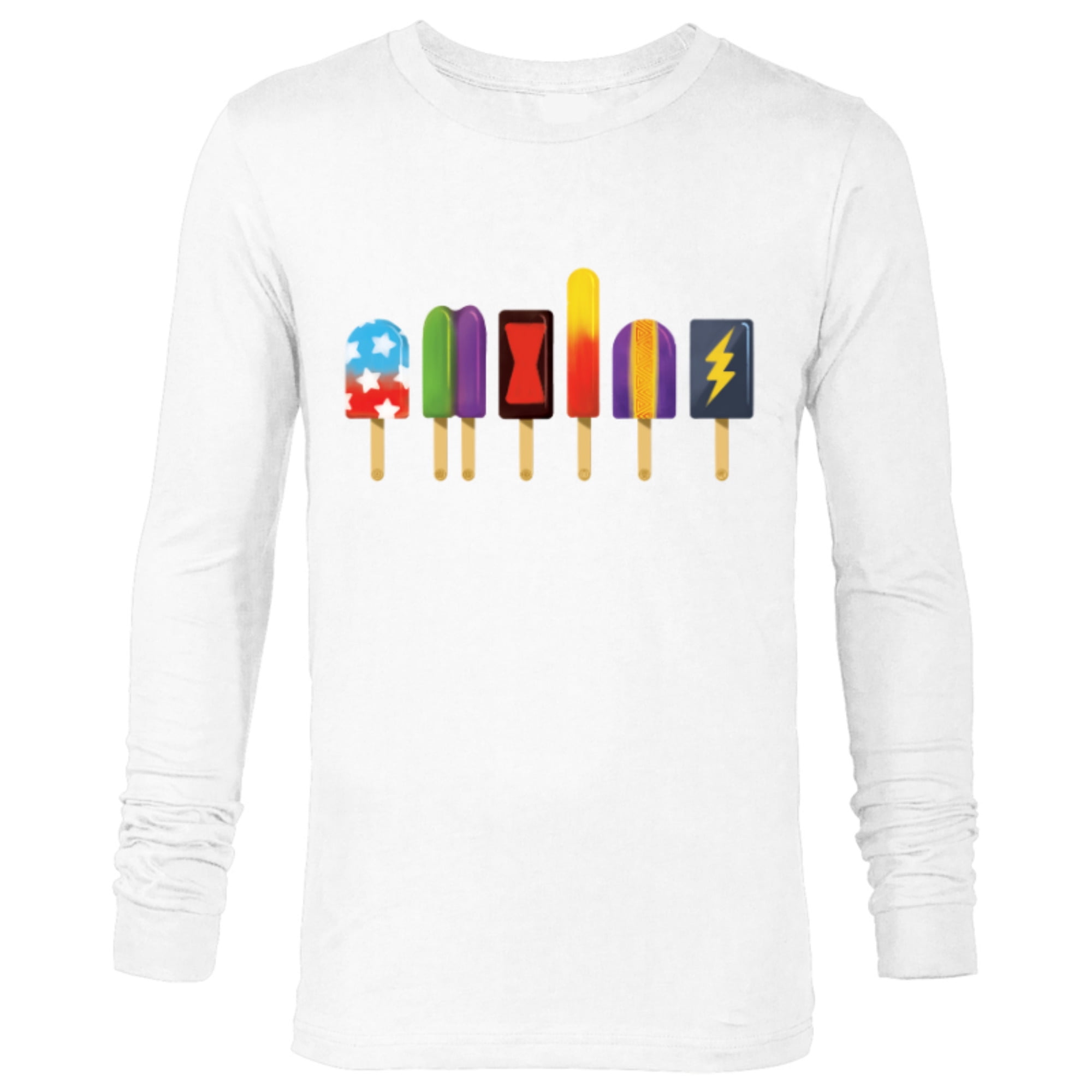 Marvel Eat The Universe Avengers Summer Popsicles - Long Sleeve T-Shirt ...