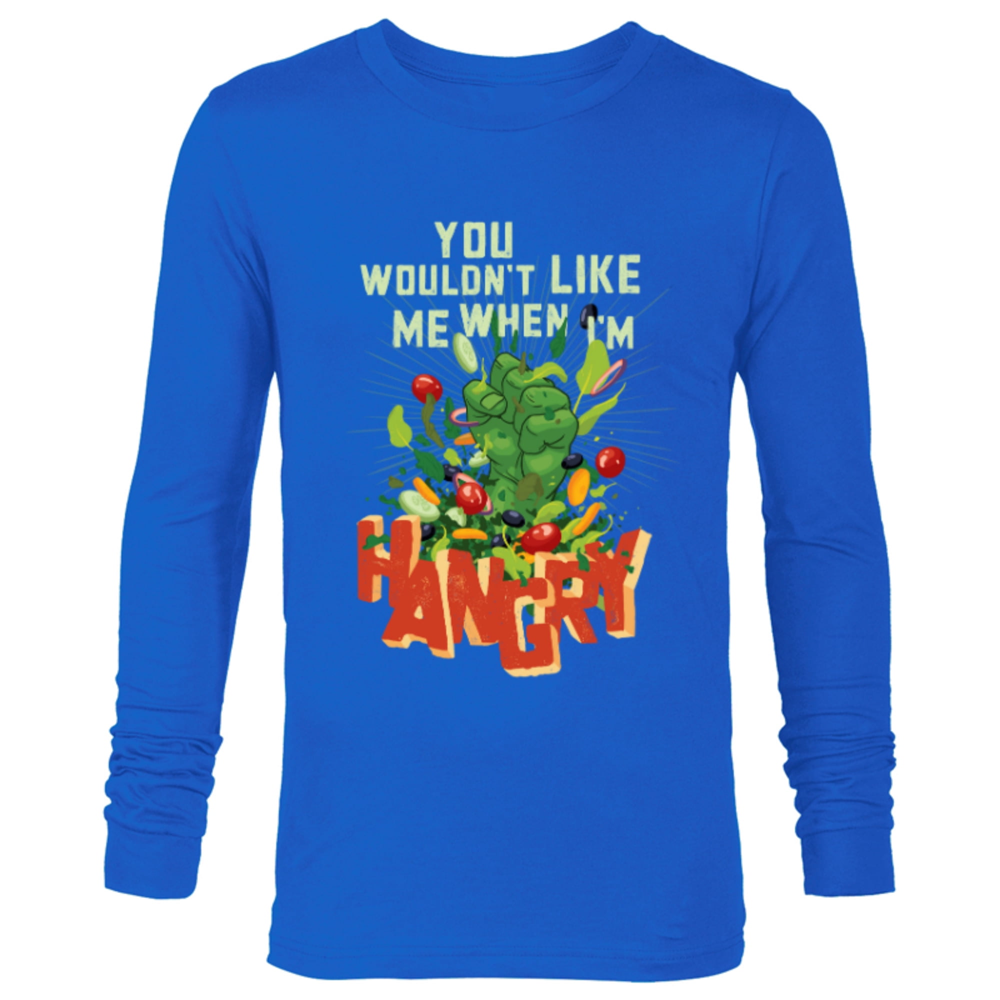 Marvel Eat the Universe Hulk When I’m Hangry - Long Sleeve T-Shirt for ...