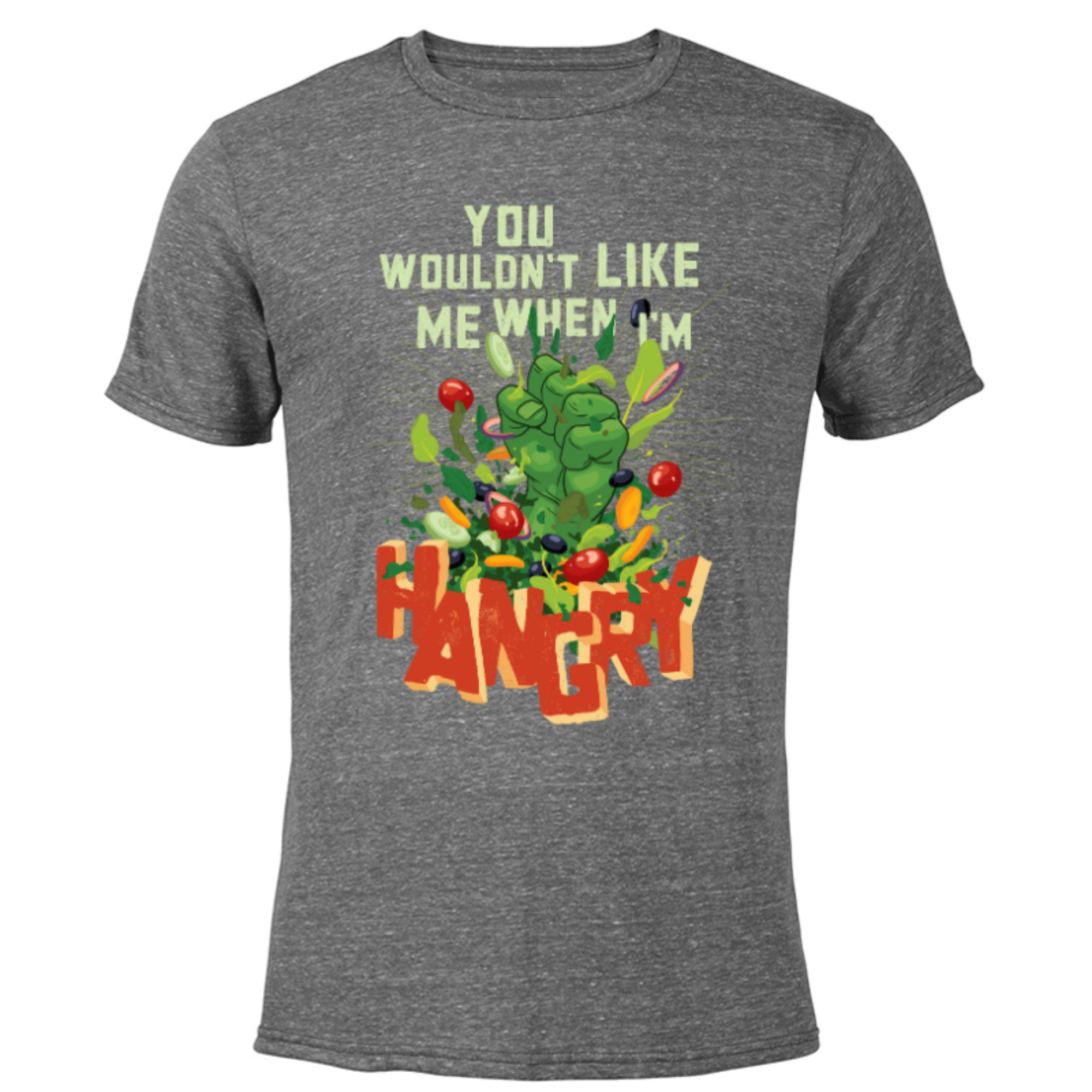 Marvel Eat the Universe Hulk When I’m Hangry - Short Sleeve Blended T ...