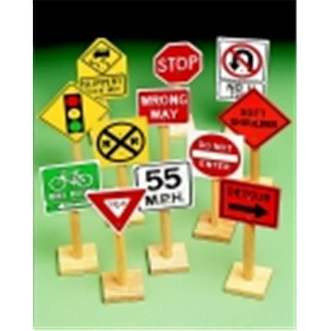 Marvel Education 12 H in. Traffic Sign, Set - 12 - Walmart.com