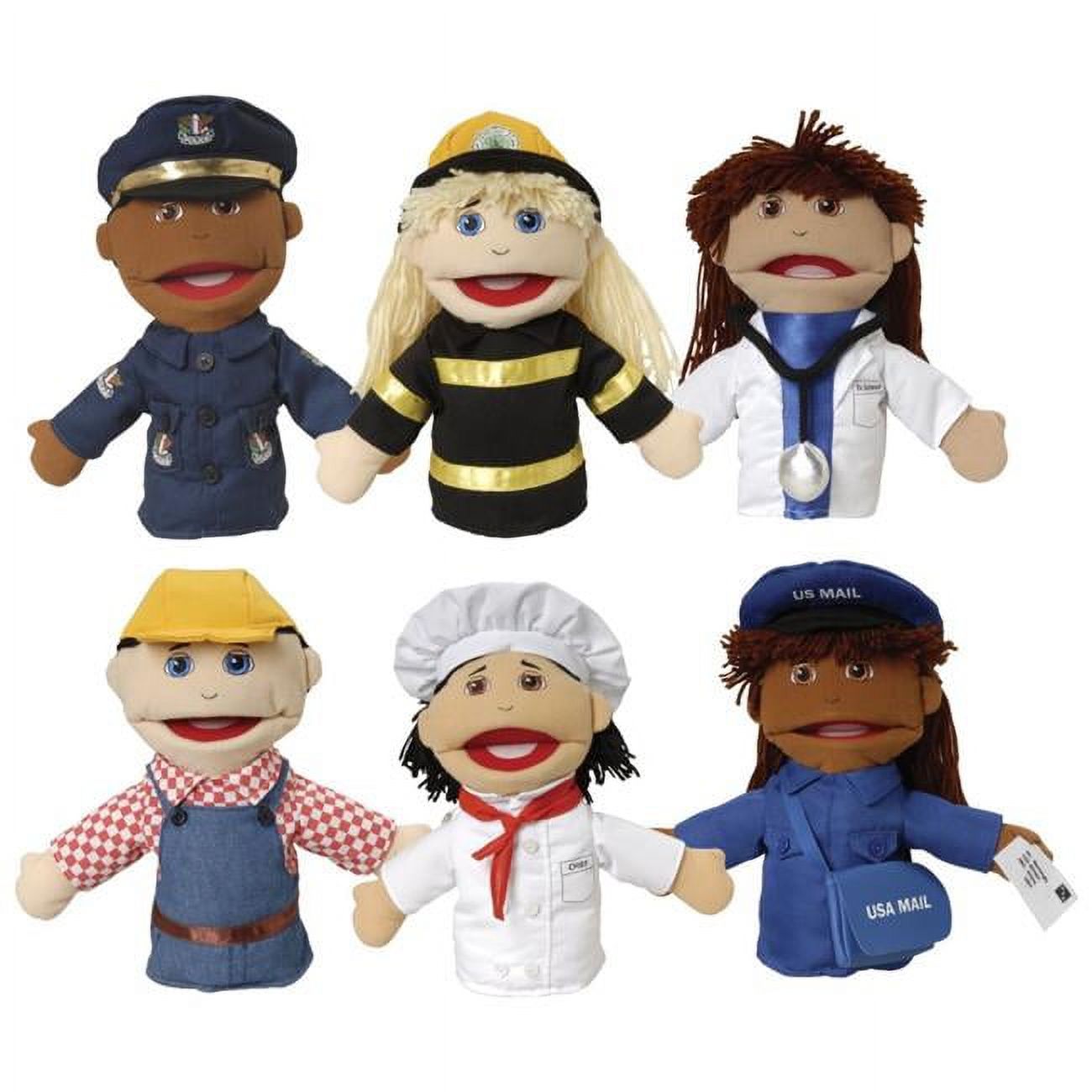 Marvel Education Co Career Moveable Mouth Puppets, Set of 6 - Walmart.com