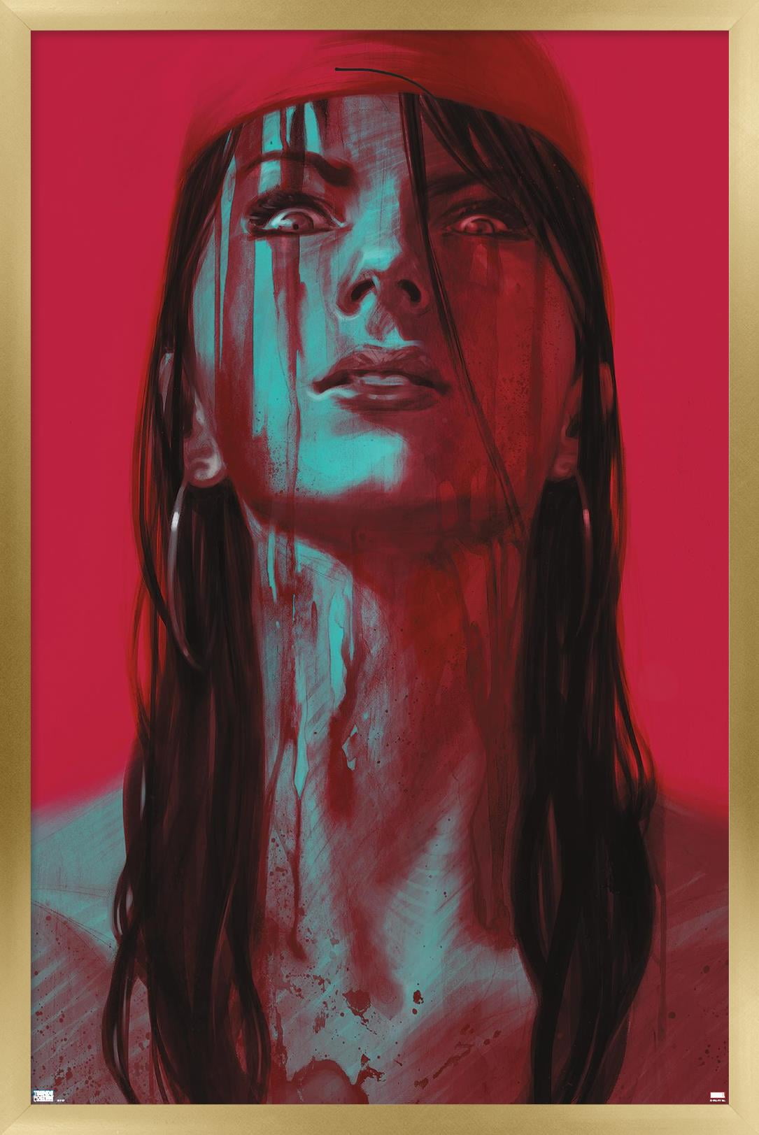 Marvel Elektra - Thunderbolts #11 Wall Poster, 14.725" x 22.375" Framed ...
