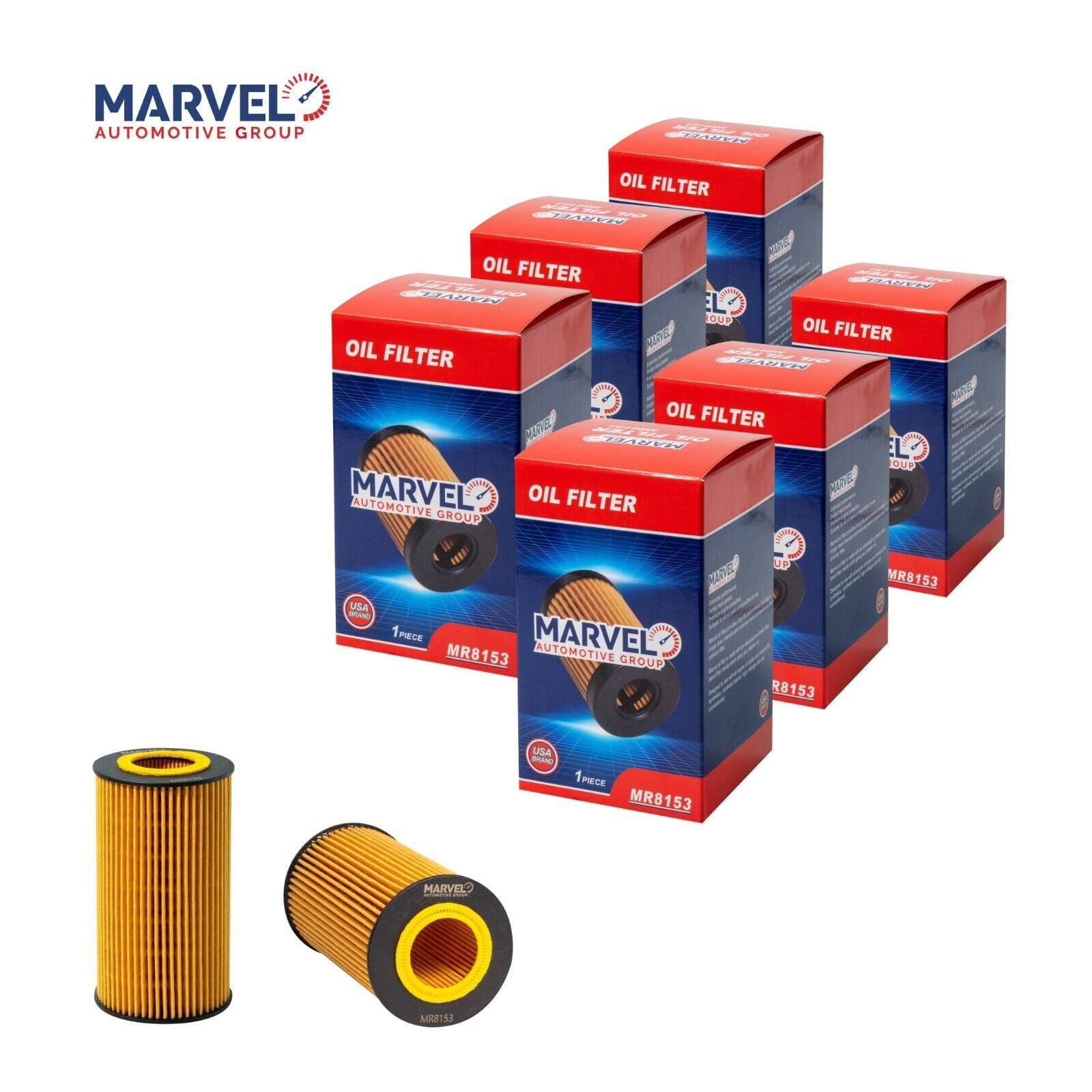 Marvel Engine Oil Filter Synthetic MR8153 (1121800009, 5086301AA) for ...