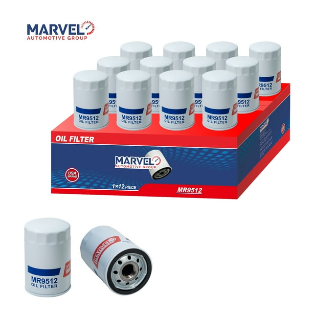 Marvel Automotive Group Motor Oil Filter MR9512 Synthetic, Fits Buick ...