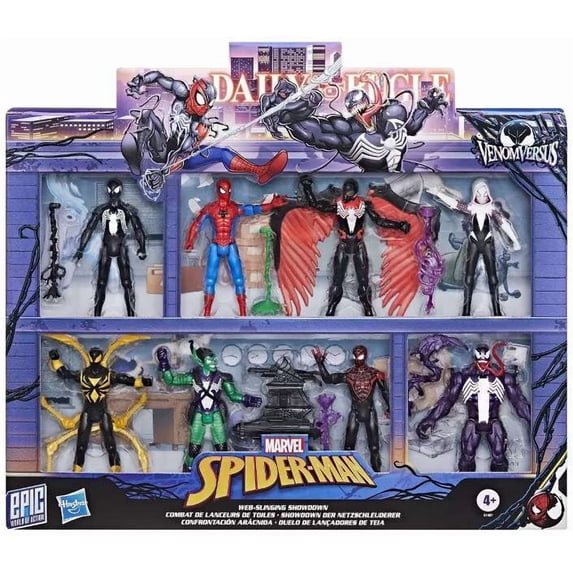Marvel Epic Hero Series Web-Slinging Showdown Action Figure 8-Pack ...