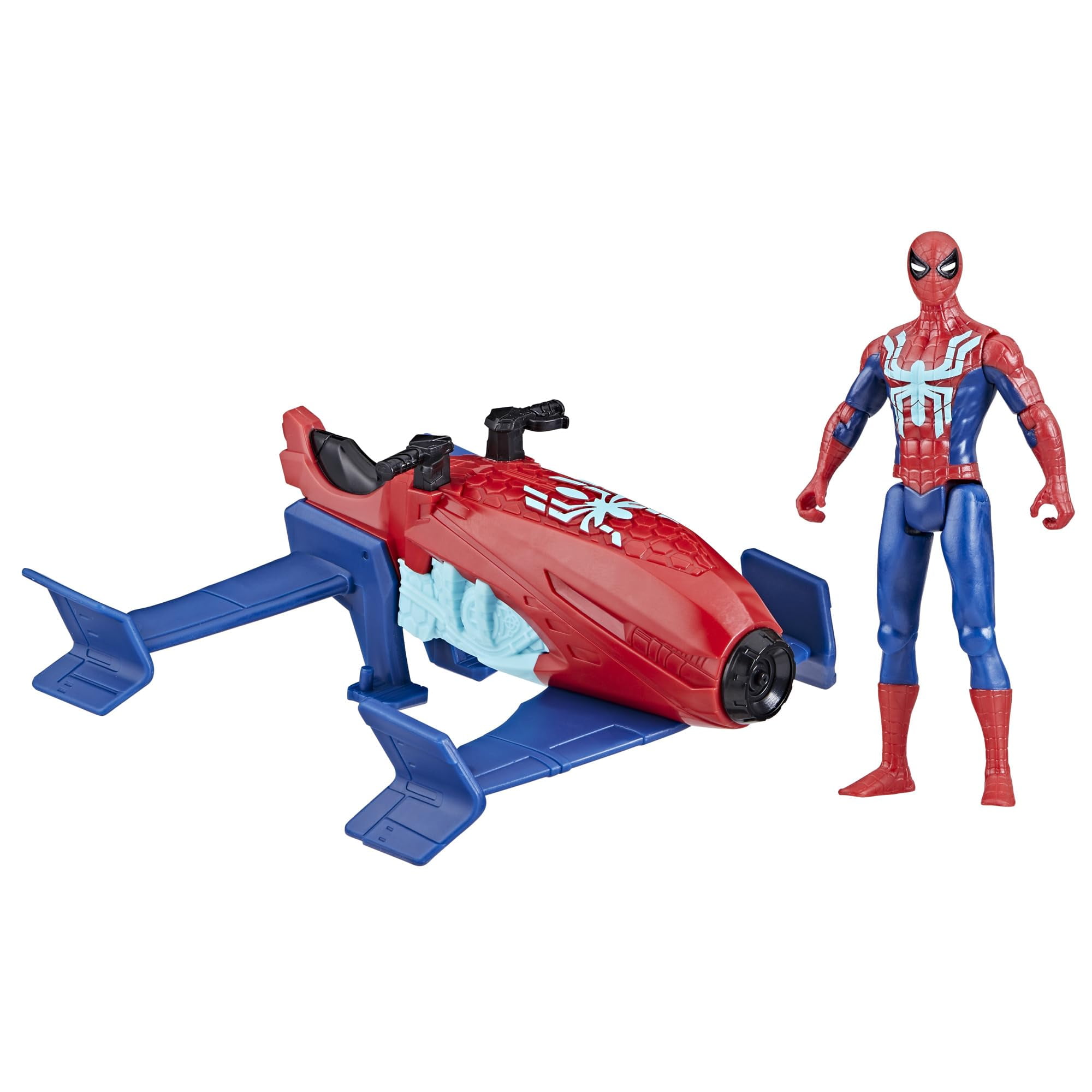 Marvel Epic Hero Series Web Splashers Spider-Man Hydro Jet Blast, 4 ...